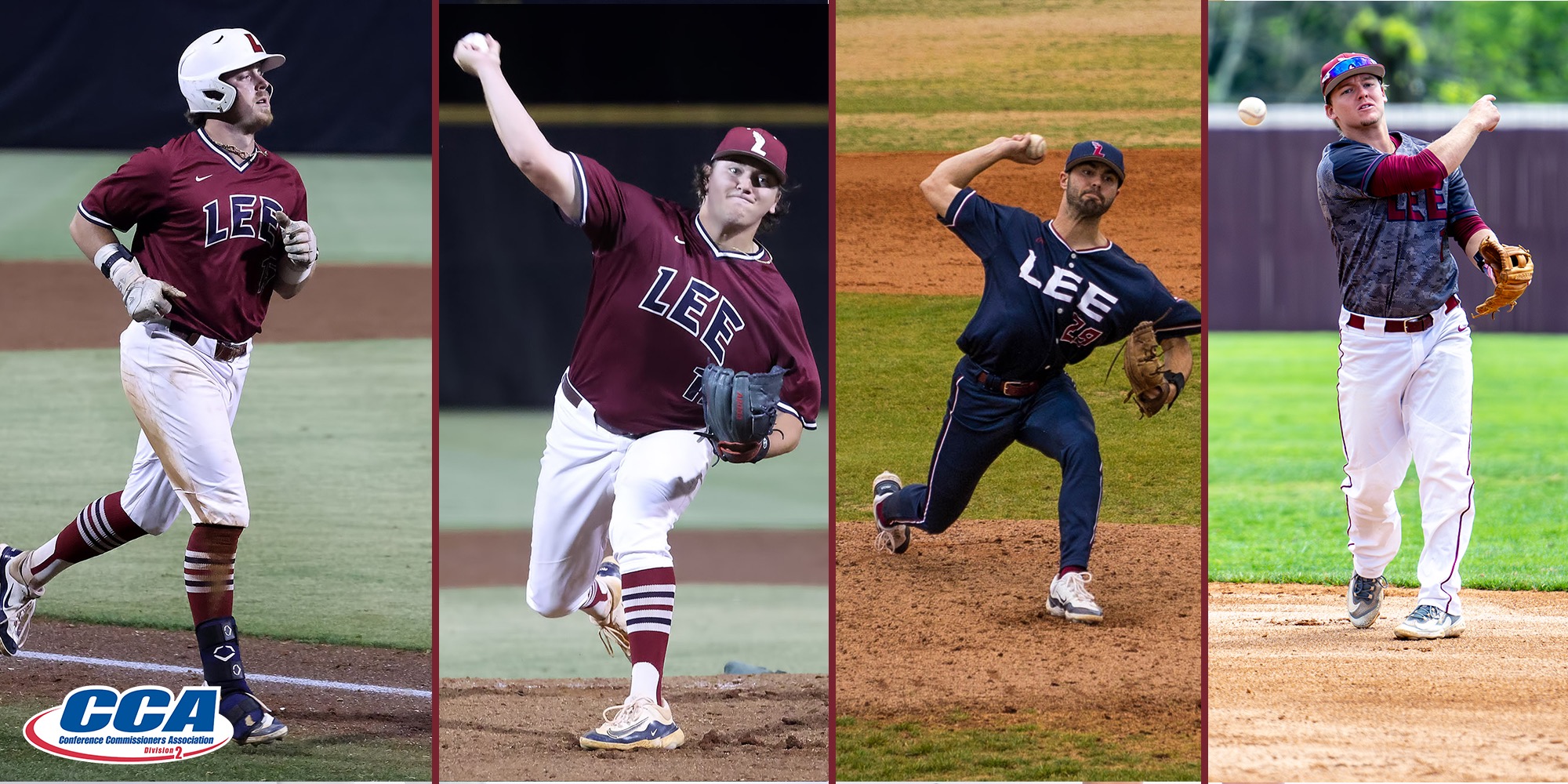 Baseball Quartet Named to NCBWA All-Region Teams - Lee University Athletics