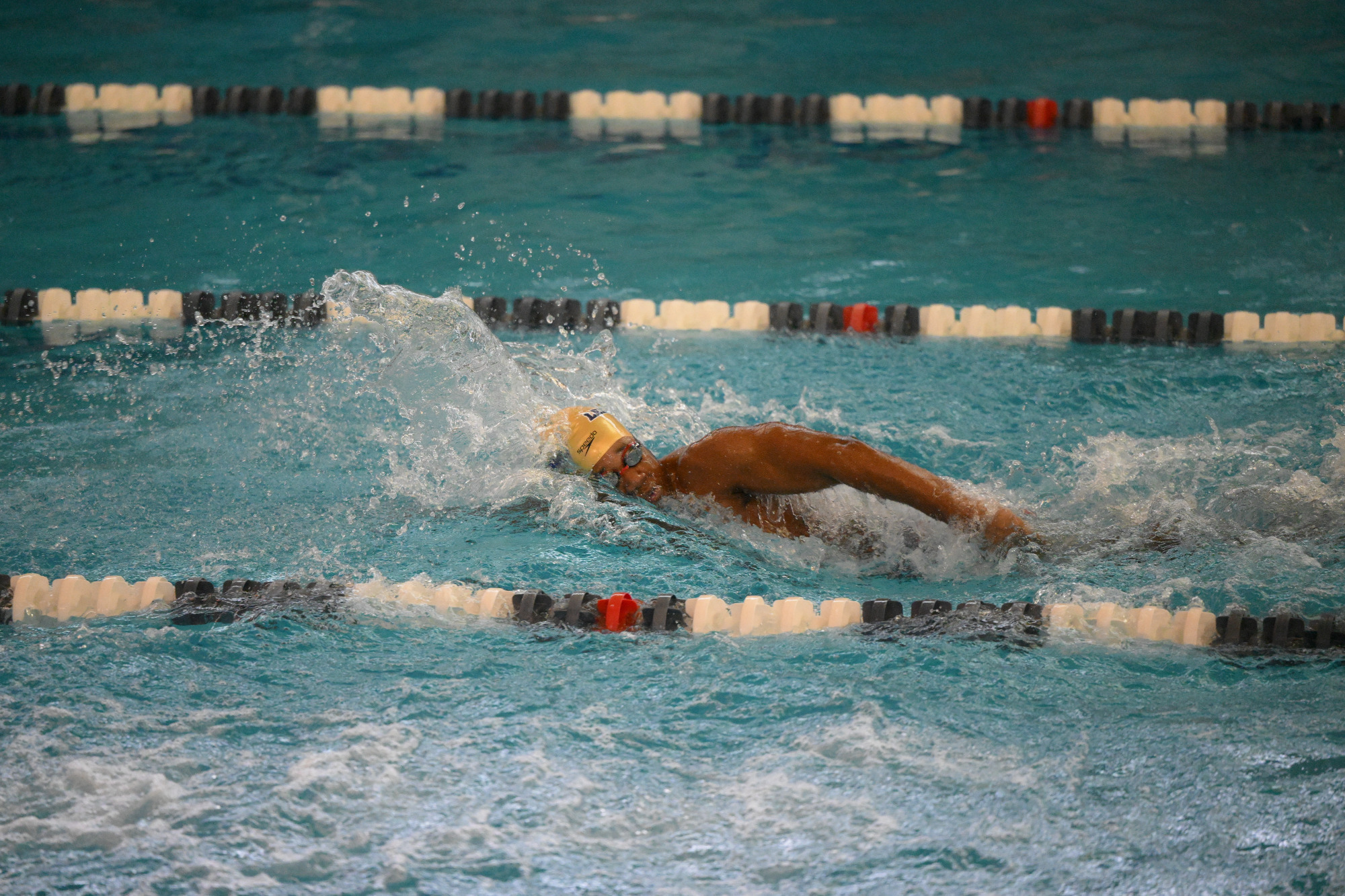 Coombs Named CUNYAC Swimmer of the Week - Lehman College Athletics