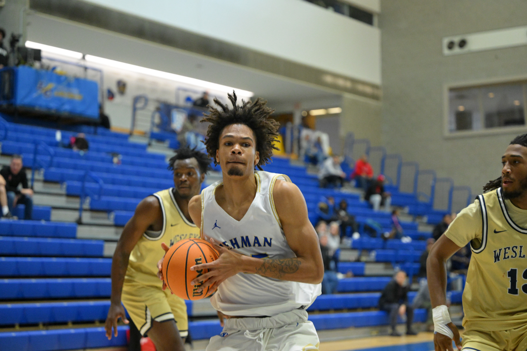 Men’s Basketball Defeat Medgar Evers For Fourth Straight Win - Lehman ...