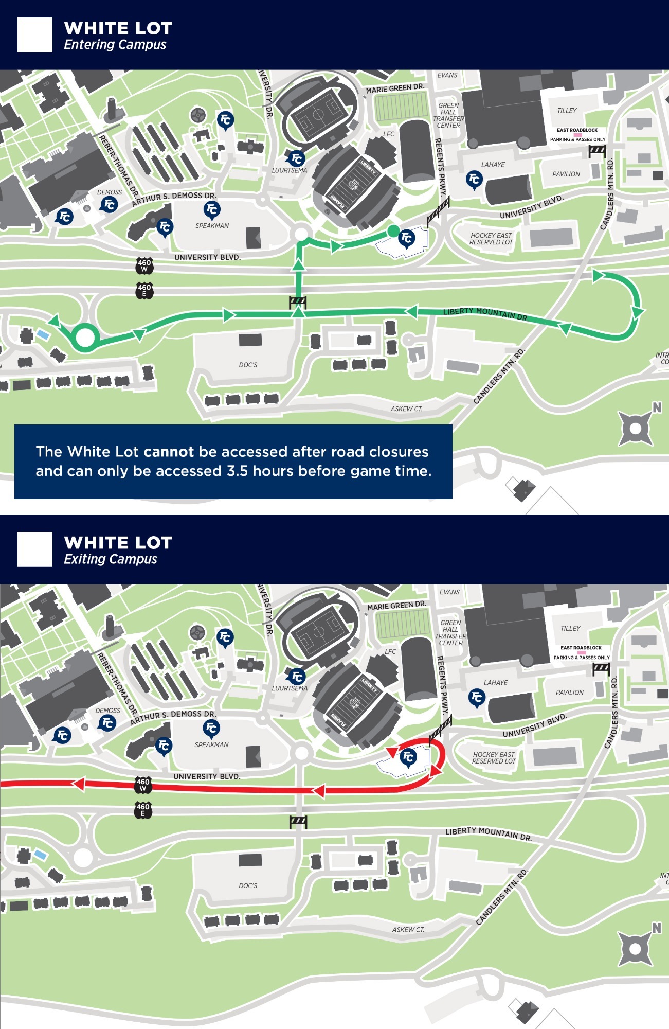 Liberty University Campus Map