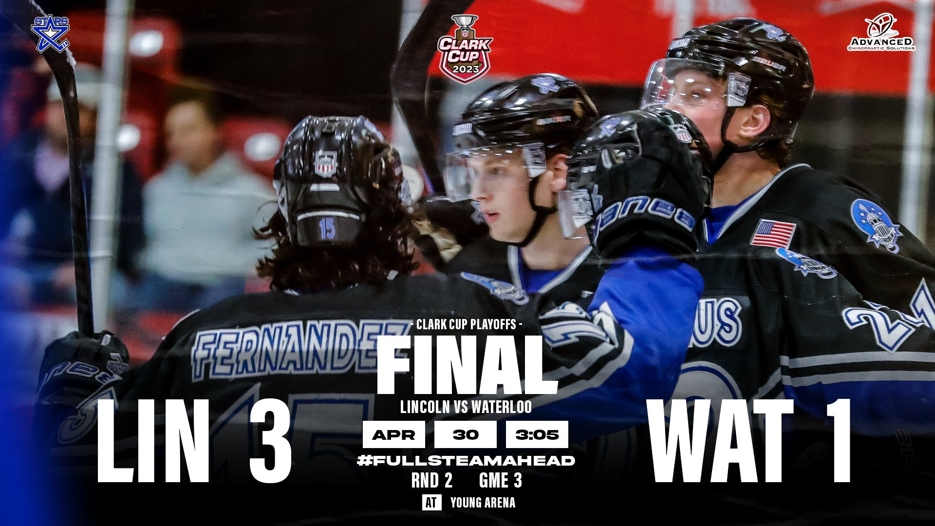 STARS DEFEAT WATERLOO IN GAME 3, WIN SERIES - Lincoln Stars