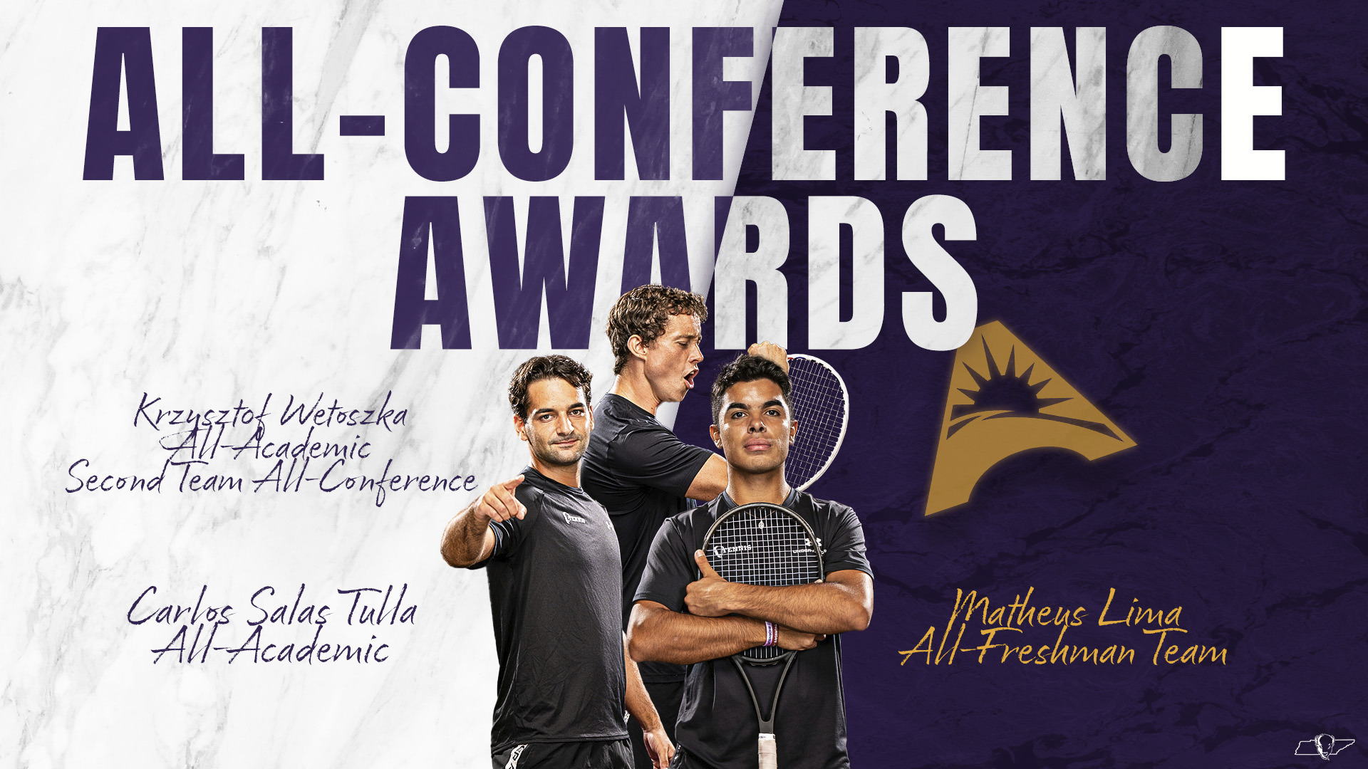 Men’s Tennis Brings in ASUN All-Conference Awards - Lipscomb University