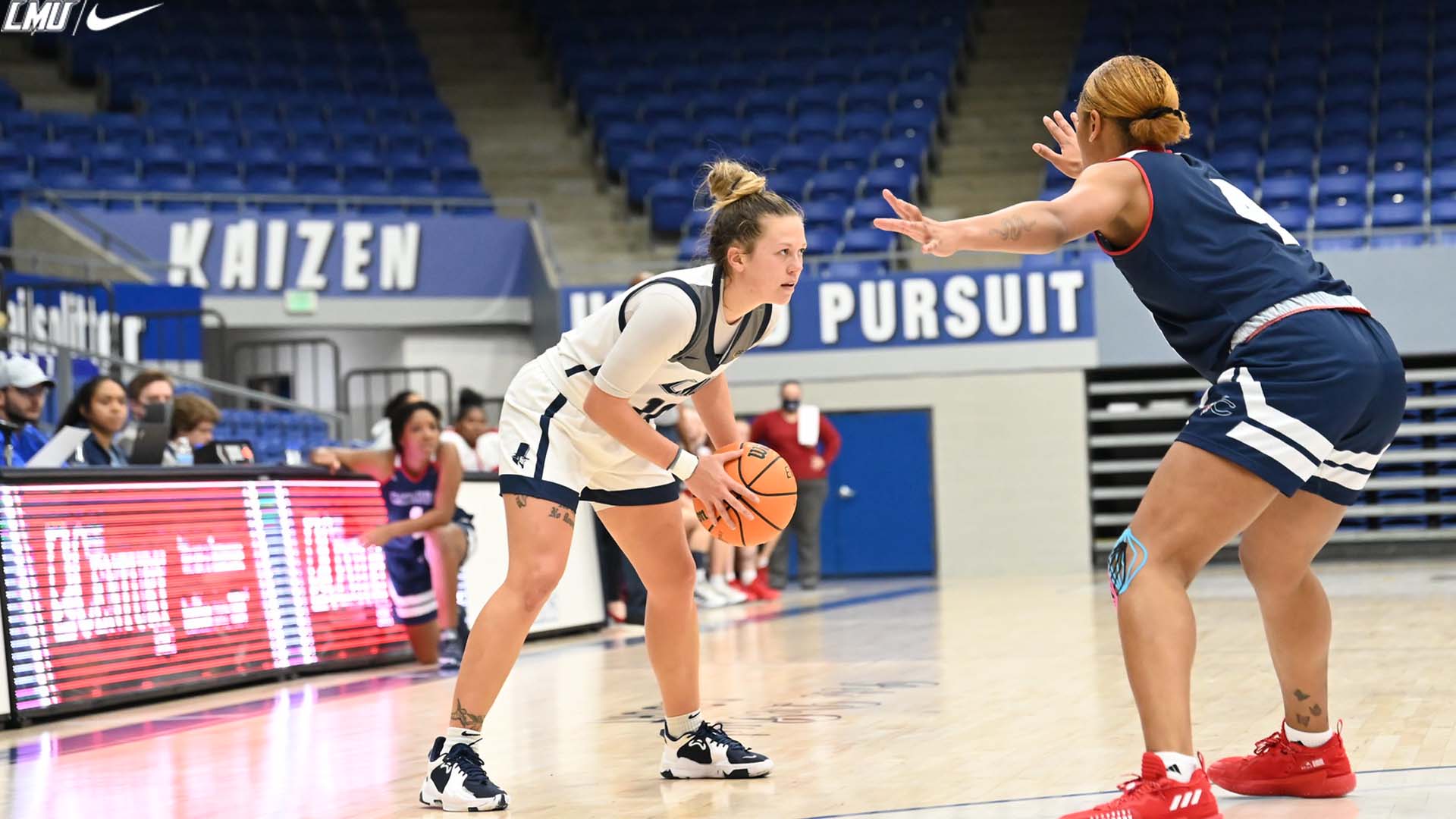 Lincoln Memorial's women's basketball team downs rival Queens with ...
