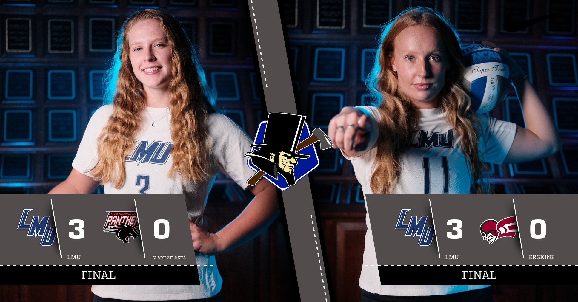 Women's Volleyball Goes 2-0 In Opening Matchups at Erskine College Tournament - Lincoln Memorial ...