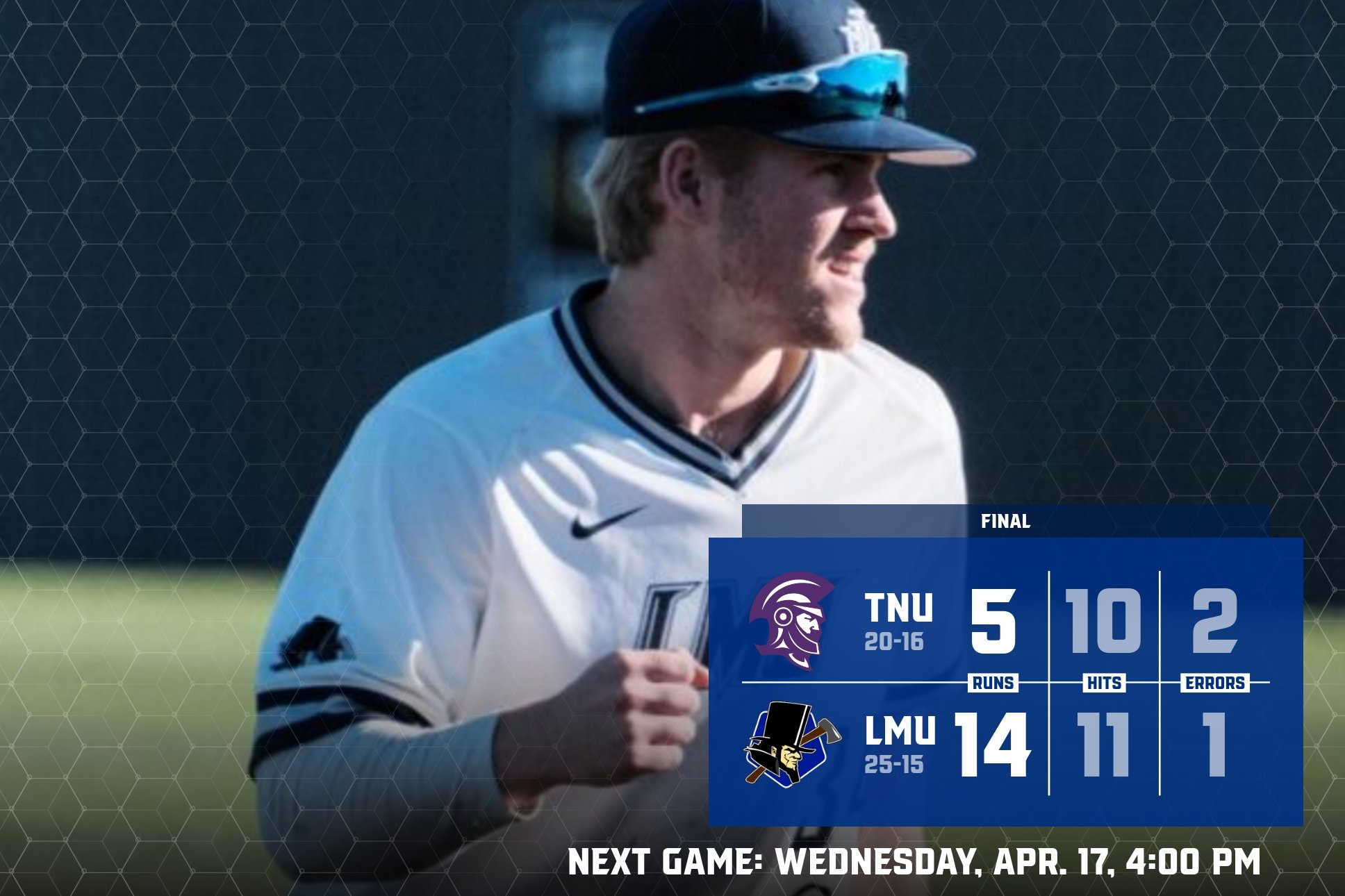 Railsplitter baseball trounces Trojans - Lincoln Memorial University ...