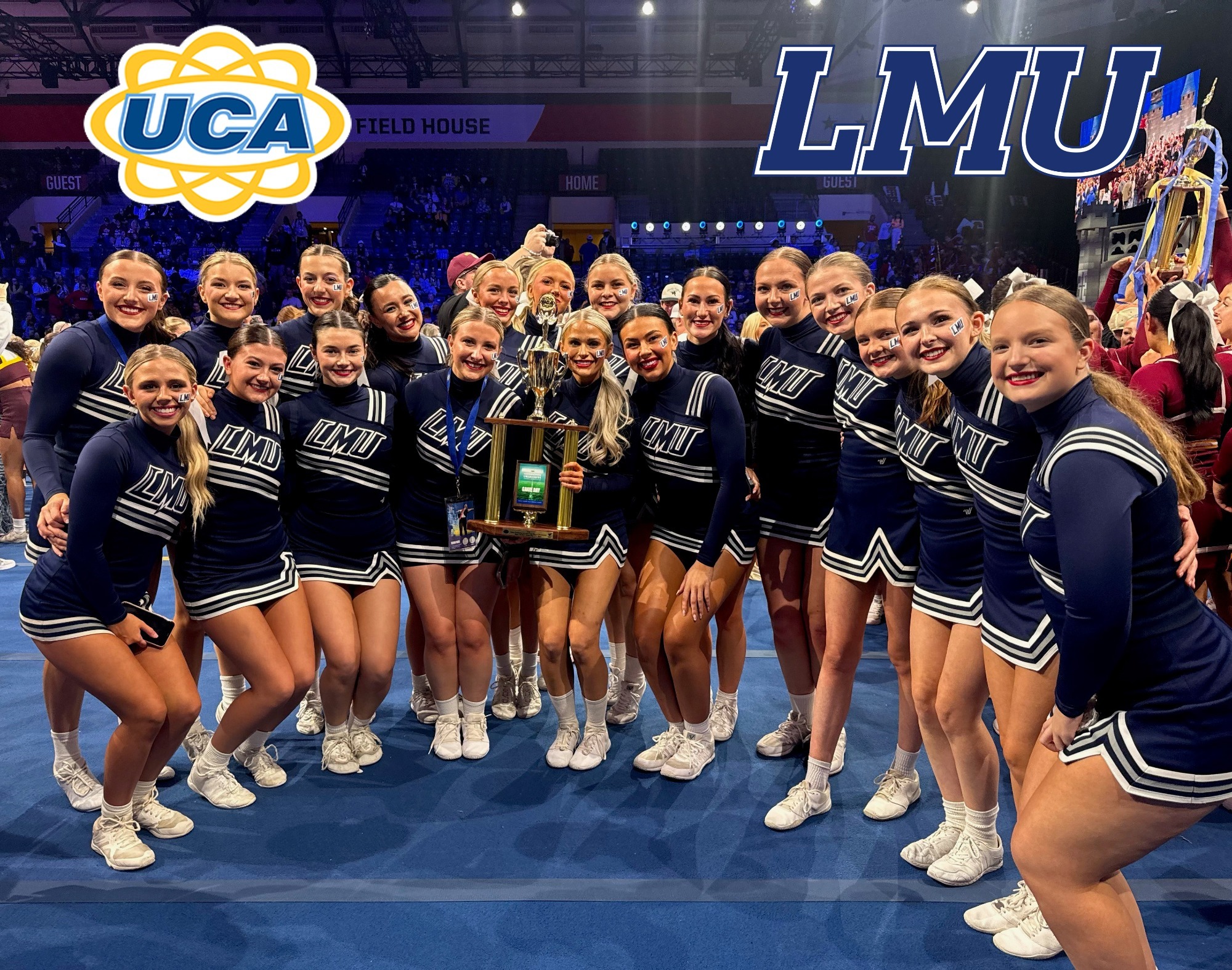 LMU Cheer Makes History with UCA College Nationals Debut - Lincoln ...
