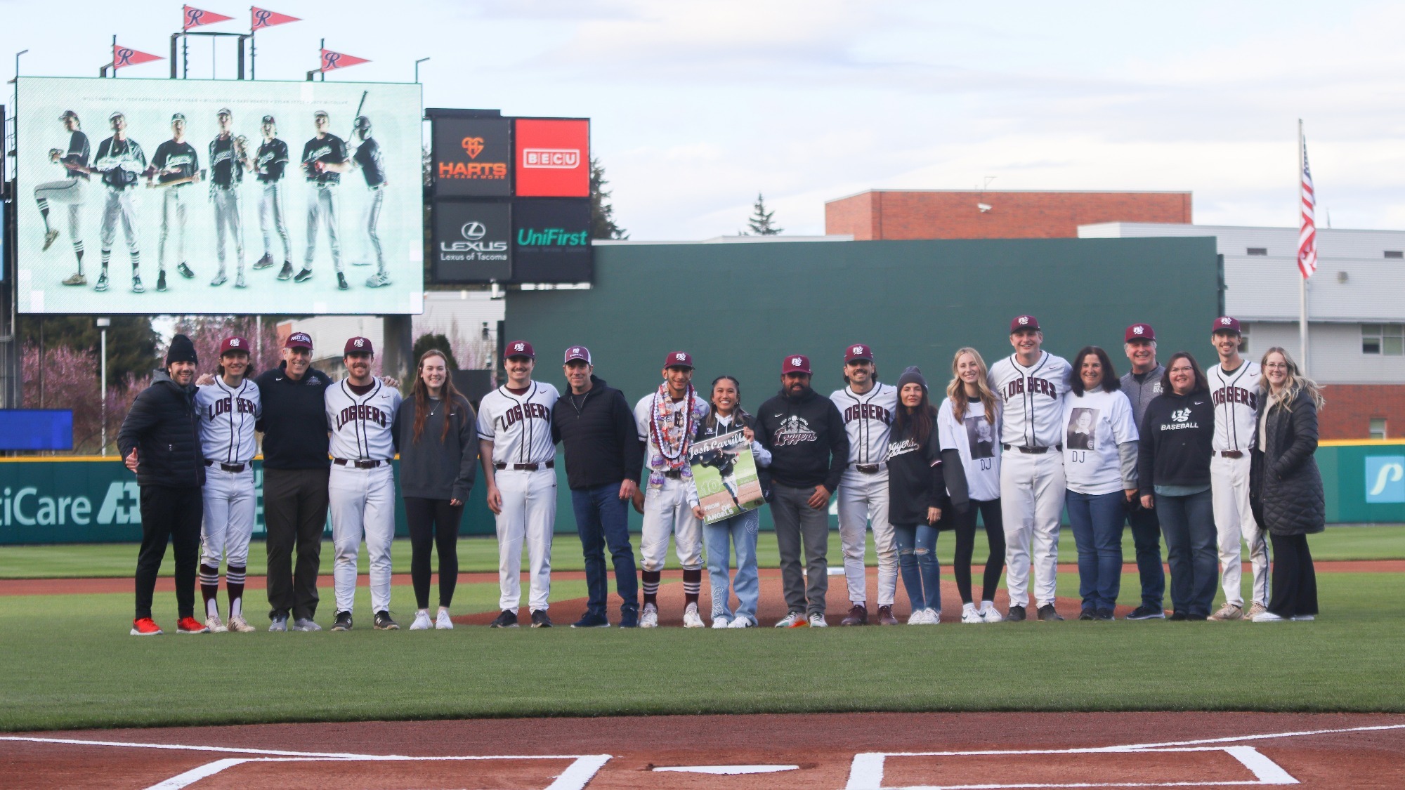 Loggers celebrate seniors at Cheney Stadium - University of Puget Sound