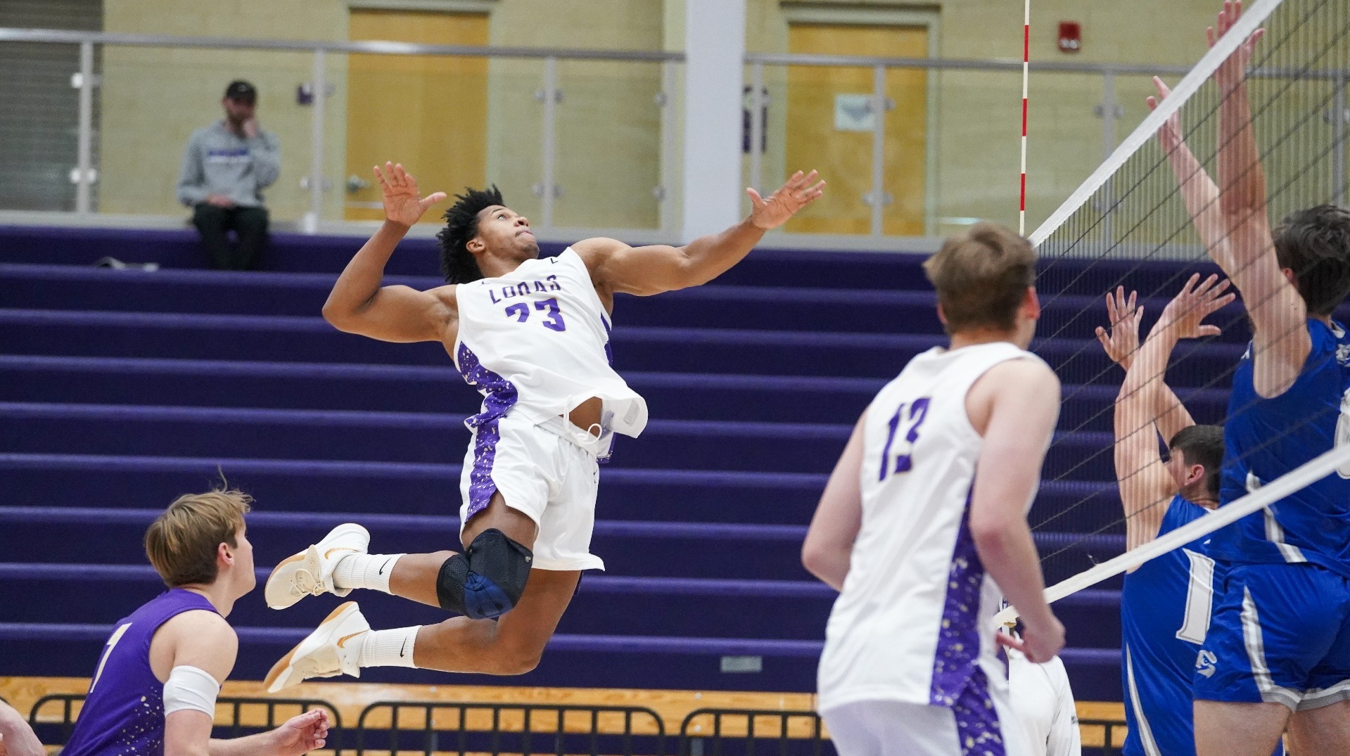 Duhawks Sweep Falcons in Season Opener - Loras College Athletics