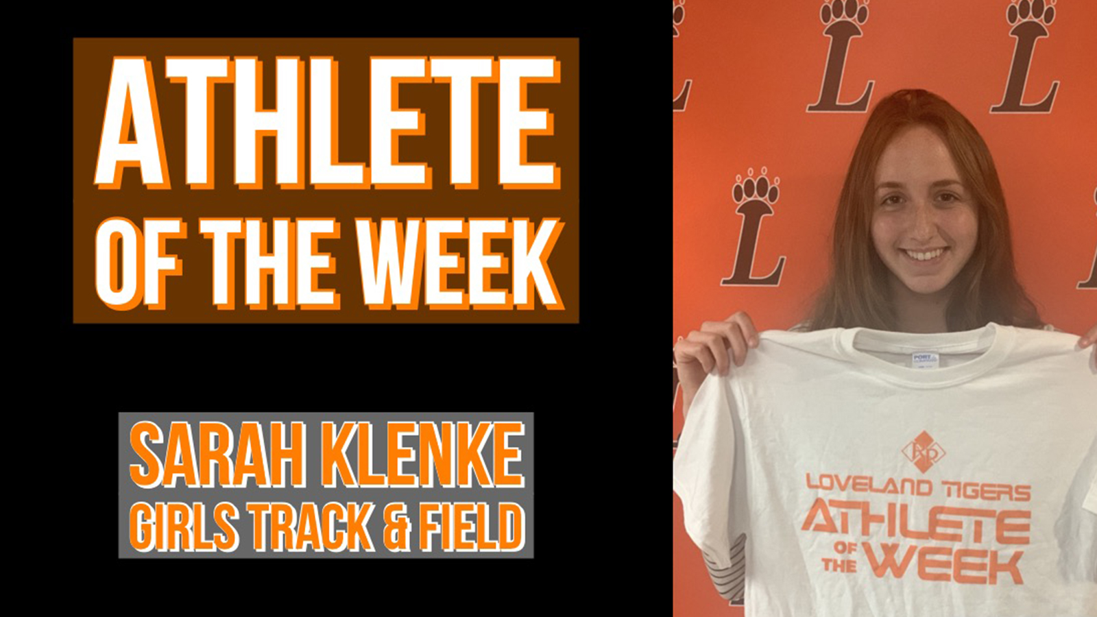 Sarah Klenke Named Loveland Athlete of the Week! - Loveland Tigers ...