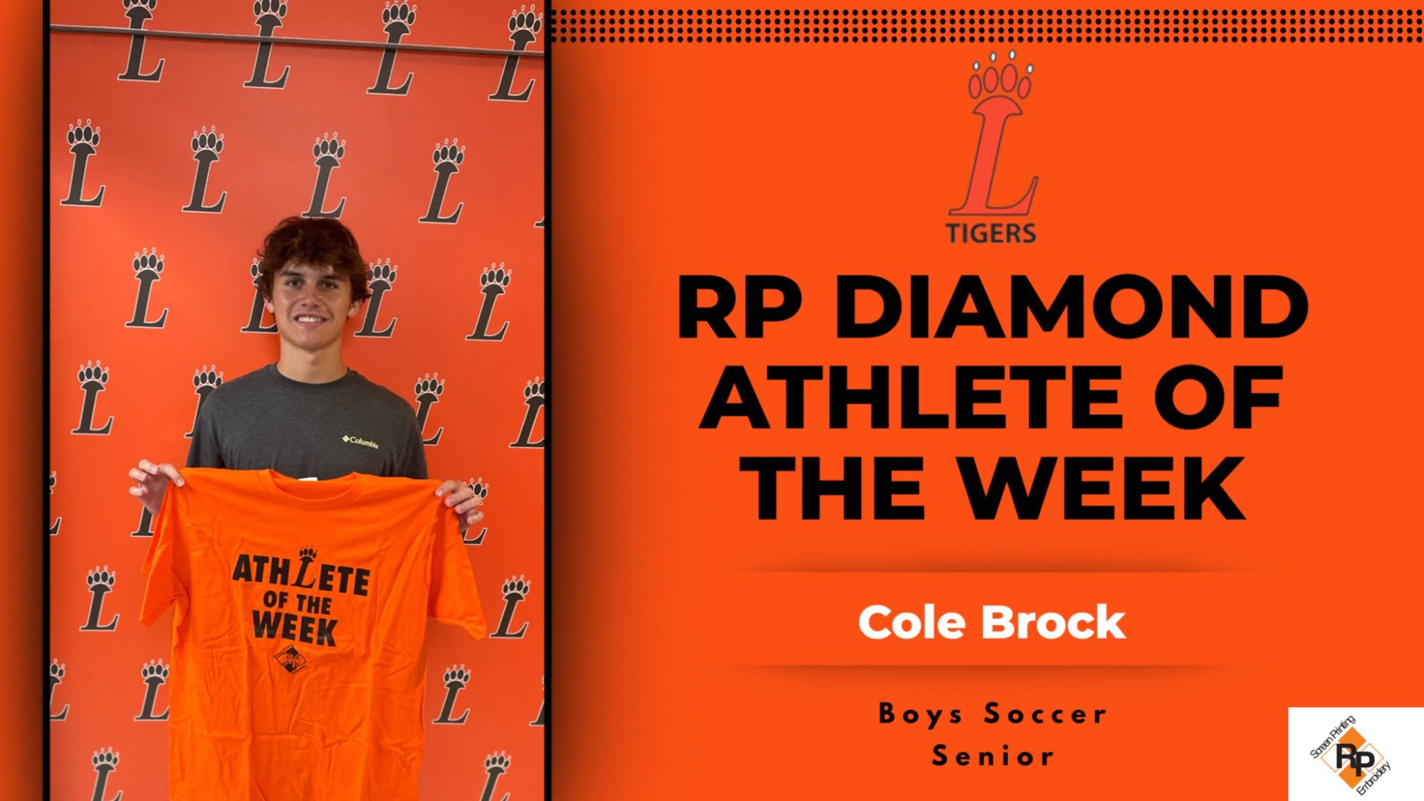Cole Brock Named RP Diamond Athlete of the Week - Loveland Tigers Athletics
