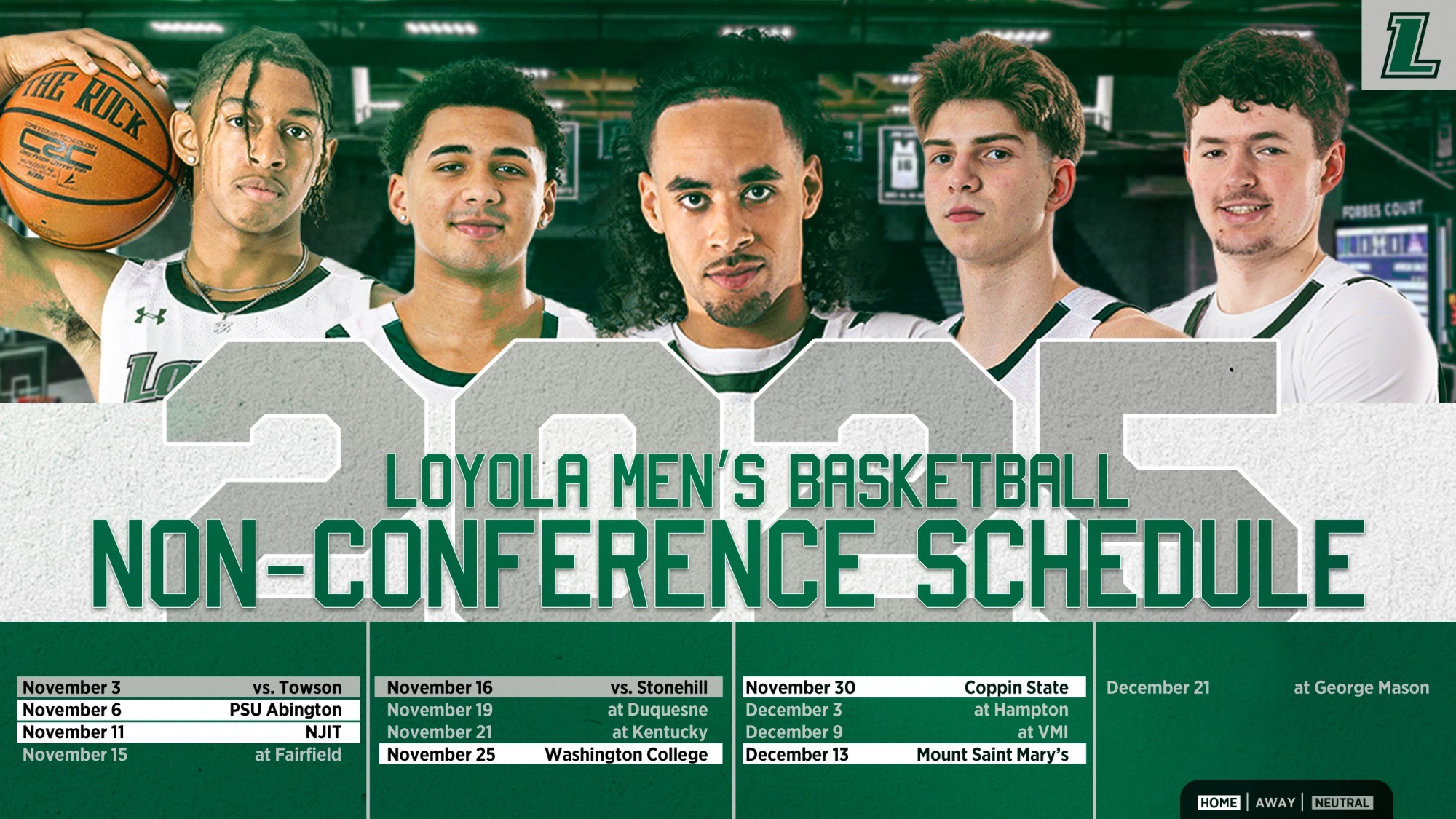 2025-26 Men's Basketball Schedule - Loyola University Maryland Athletics
