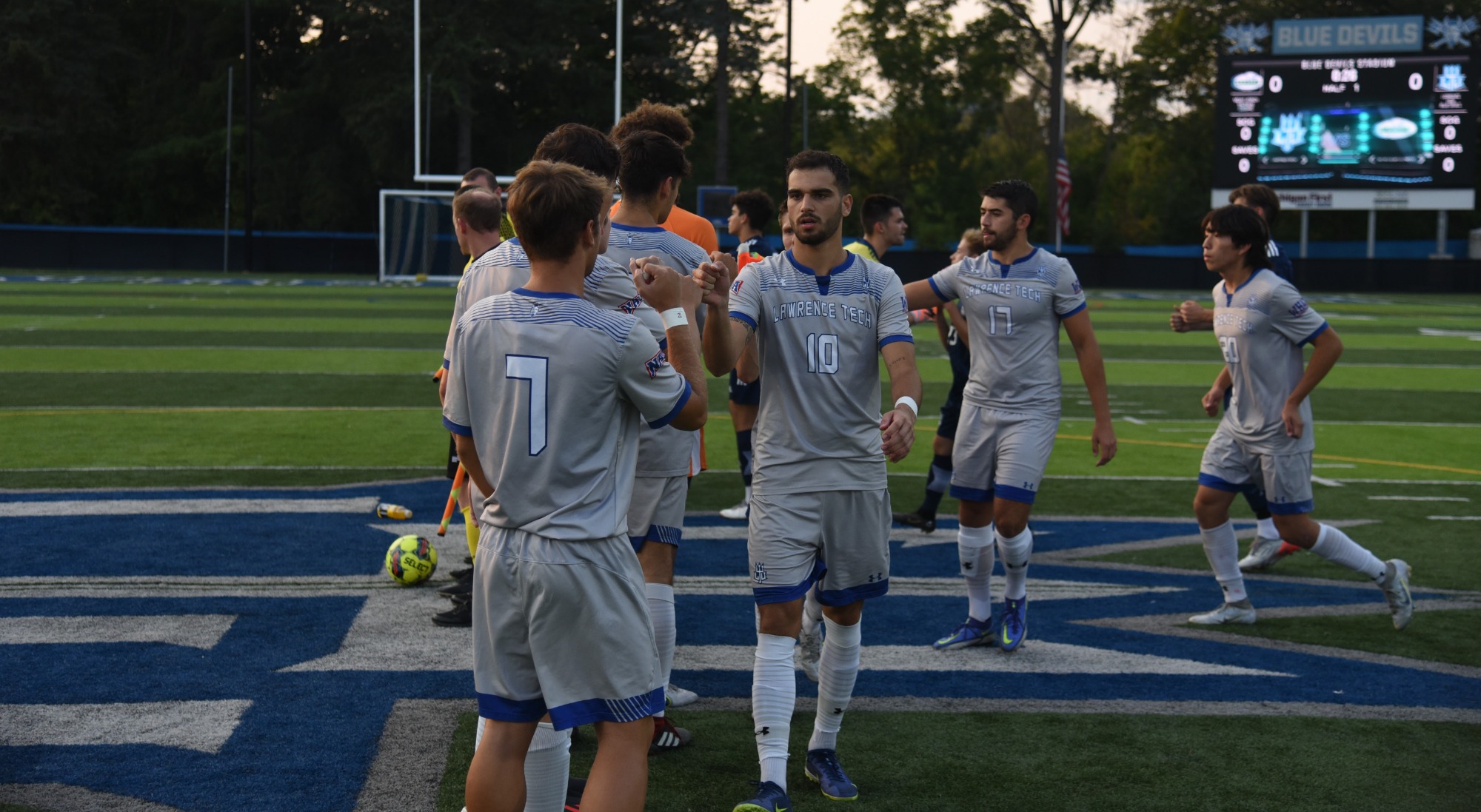 Larfaoui Scores Two as Blue Devils Coast by Aquinas 3-0 - Lawrence ...