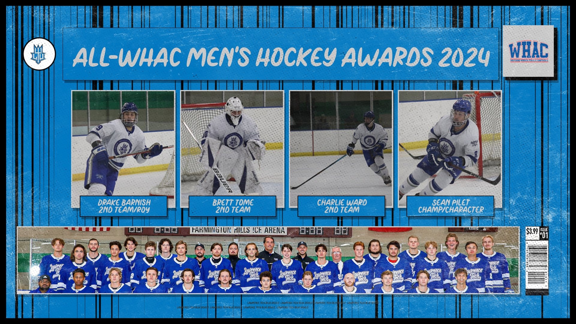 Drake Barnish - 2023-24 - Men's Ice Hockey - Lawrence Technological ...