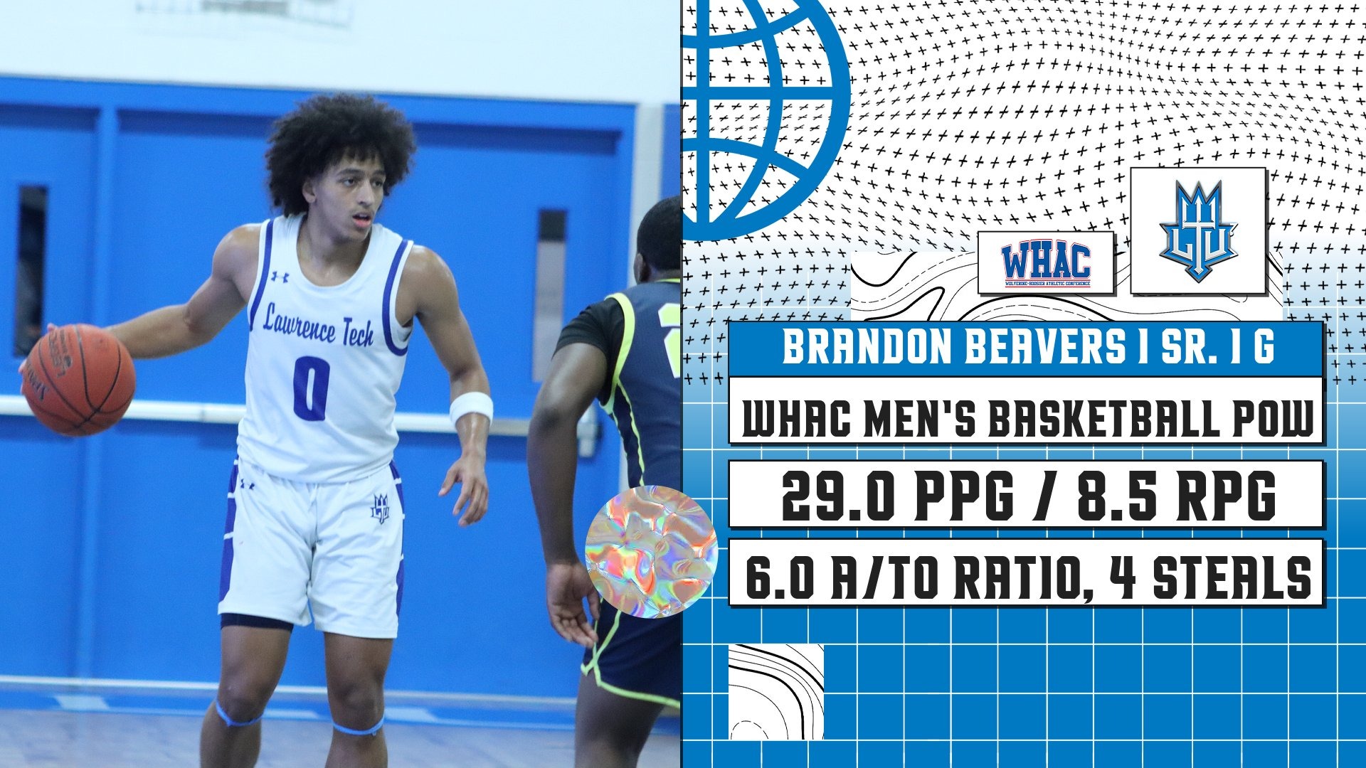 Brandon Beavers - 2023-24 - Men's Basketball - Lawrence Technological ...