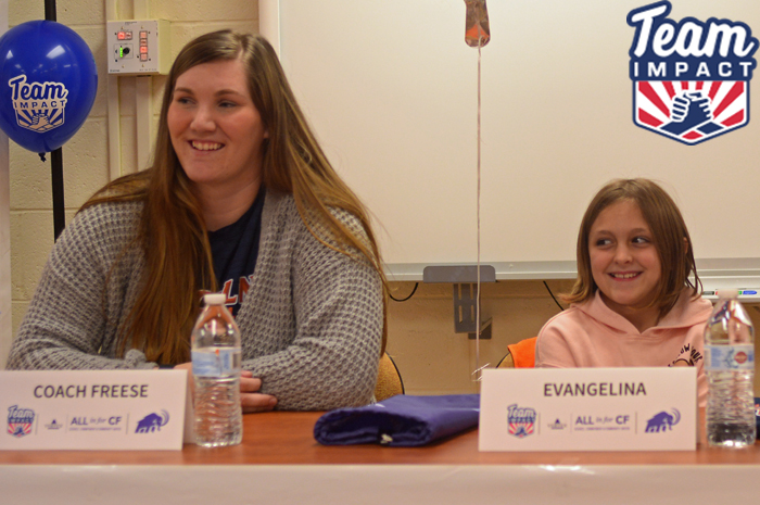 Lions Volleyball Team Signs Nine-Year Old Eva Nelson from Team IMPACT ...