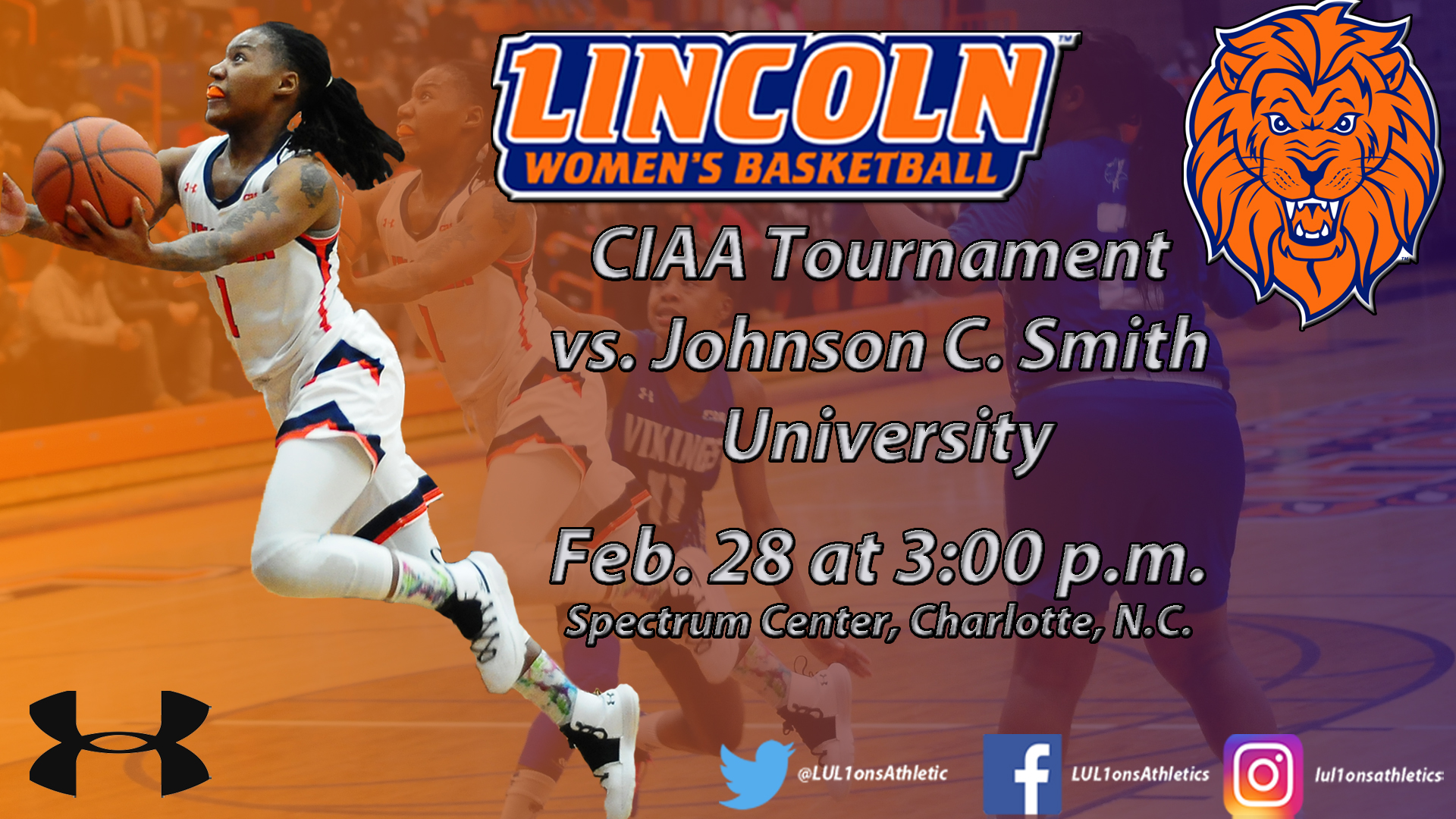 Lions to Face Johnson C. Smith in CIAA Tournament Quarterfinals ...