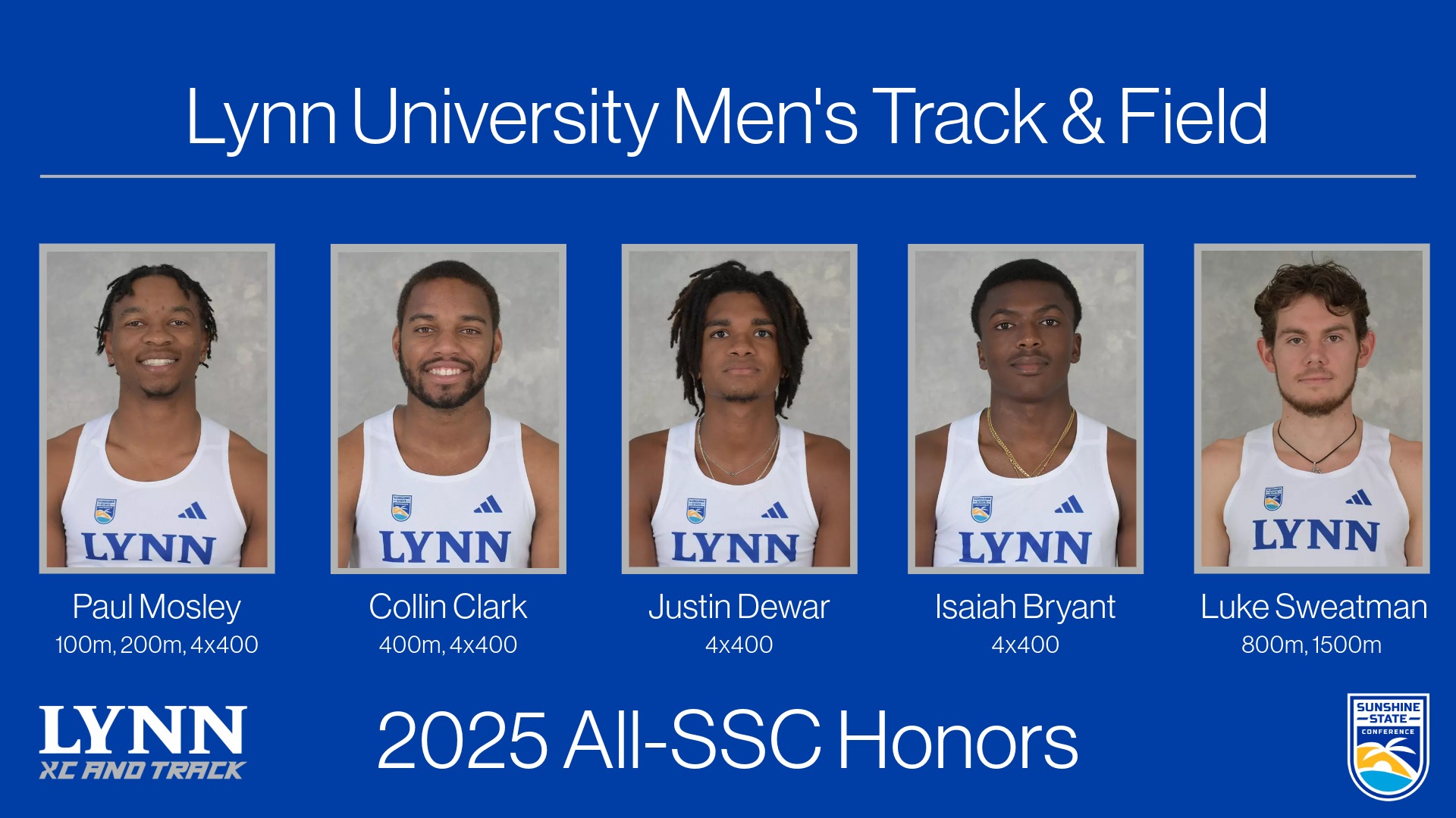 Lynn posts four 1st place finishes, sets five school records at Tampa ...