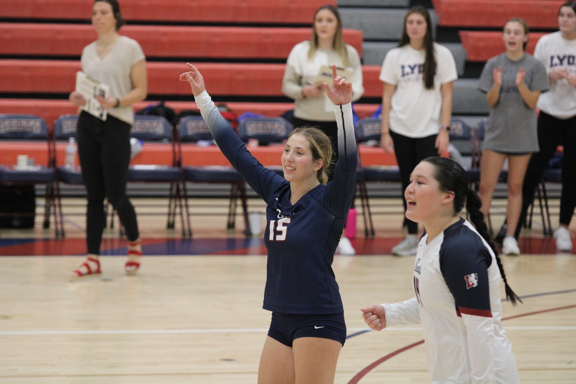 Lyon volleyball splits tri-match play at Greenville - Lyon College