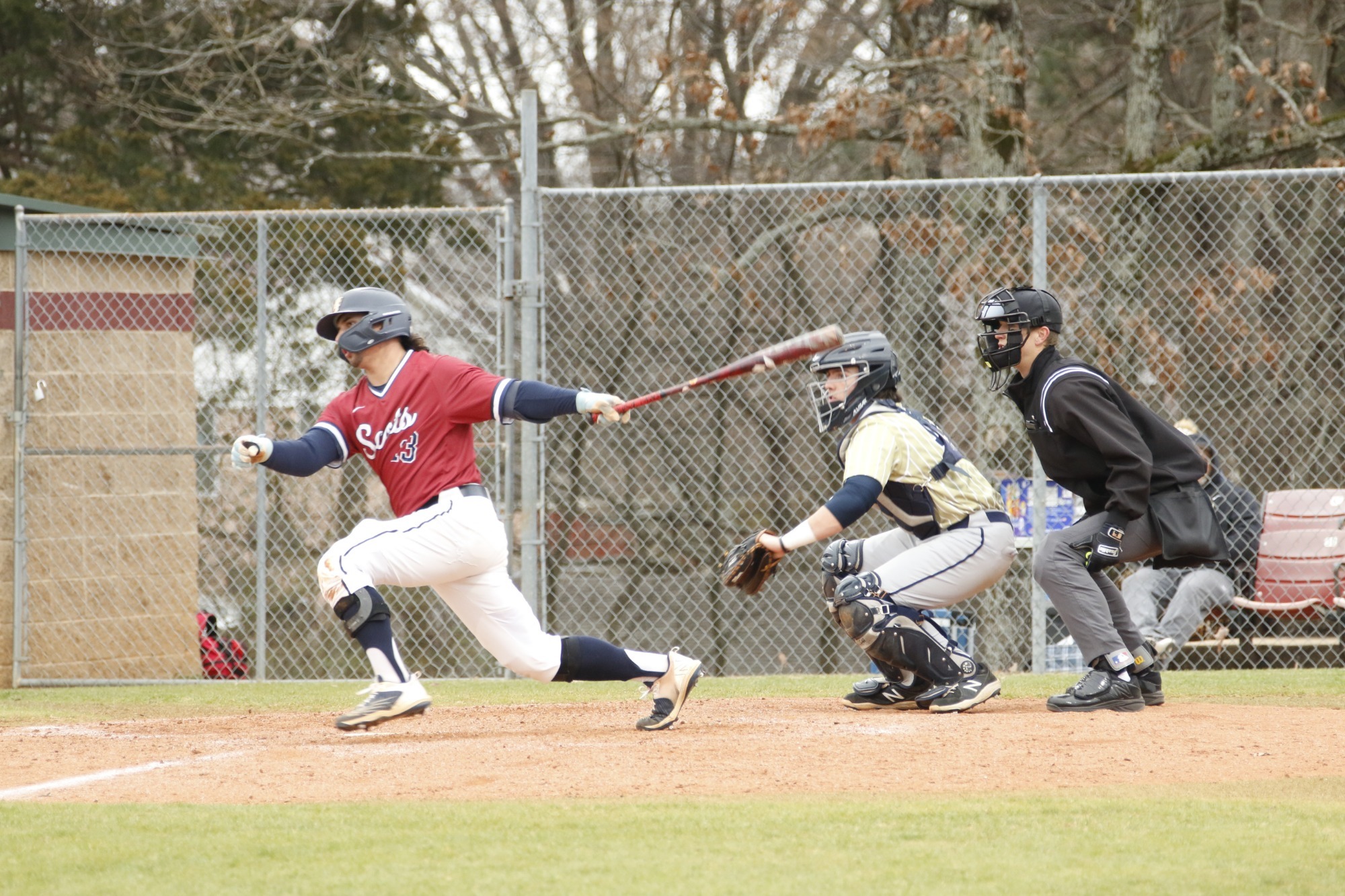 Scots baseball sweeps double-header from Champion Christian College ...