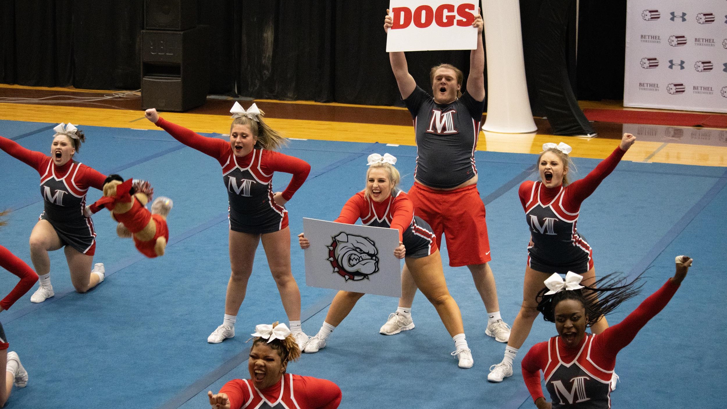 Cheer Finishes 3rd at KCAC Championships - McPherson College Athletics