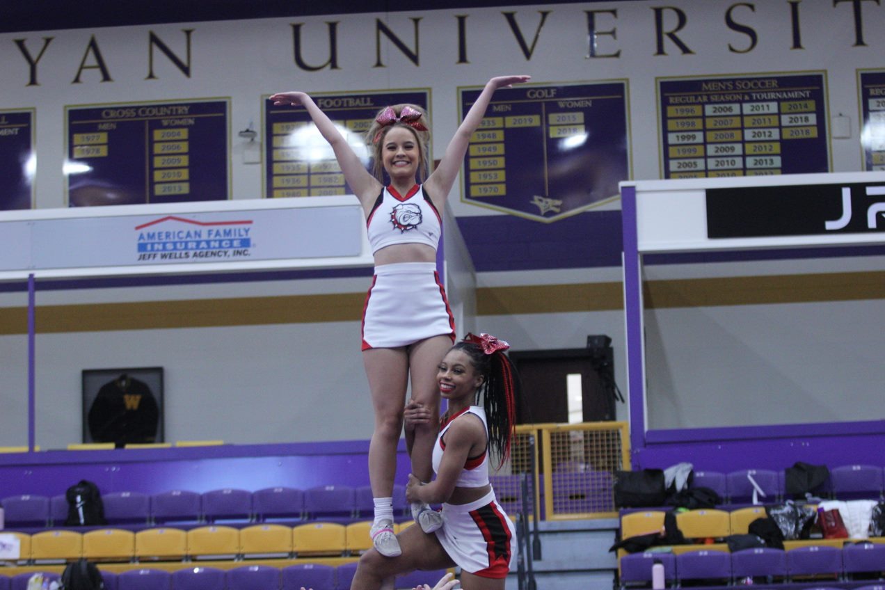 Competitive Cheer Grabs Fourth Place at Baker - McPherson College Athletics