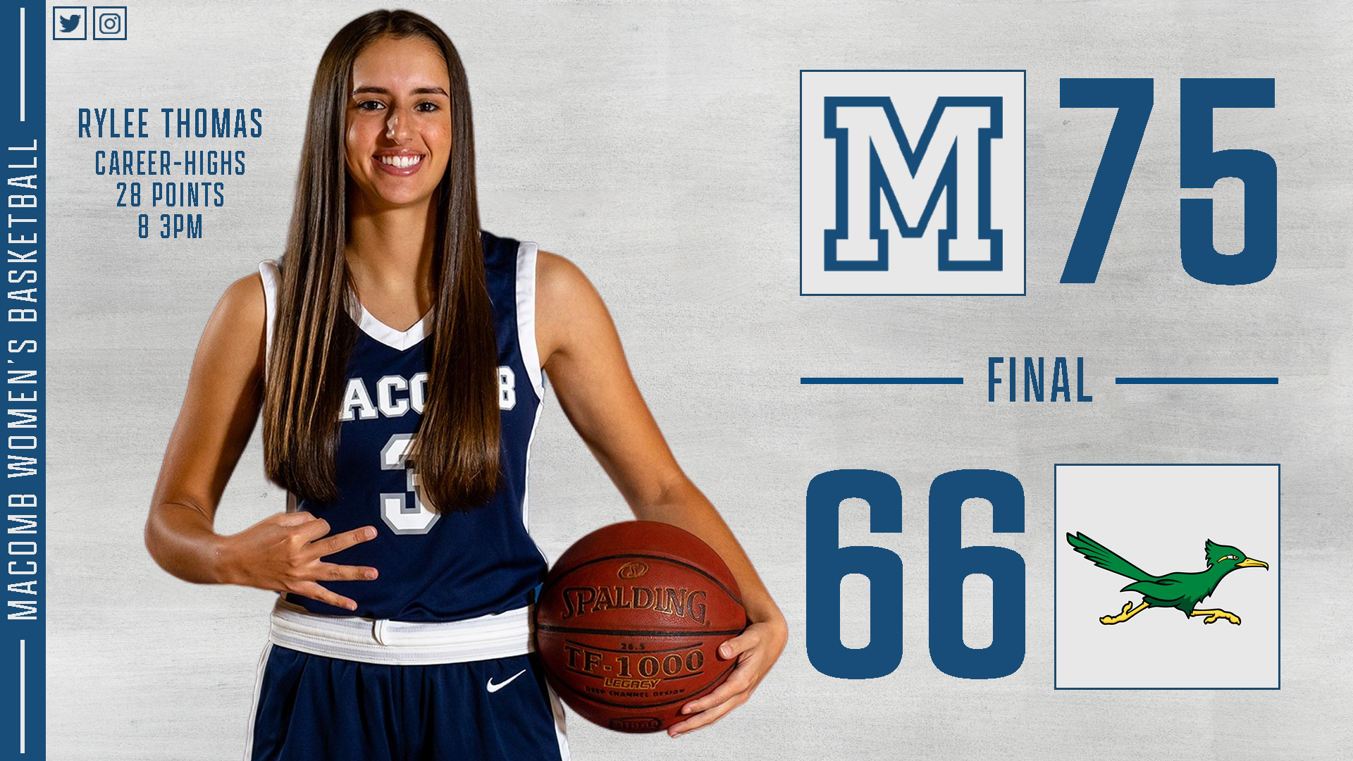 Thomas’ Career Night Leads Women’s Basketball to 75-66 Win at the Red ...