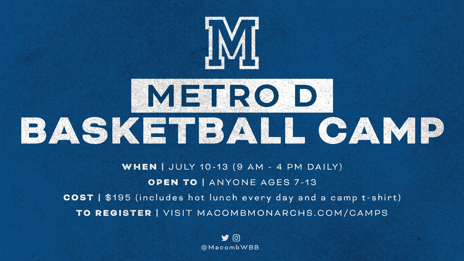 Famed Metro D Camp To Take Place July 10-13 at the Macomb Sports & Expo ...