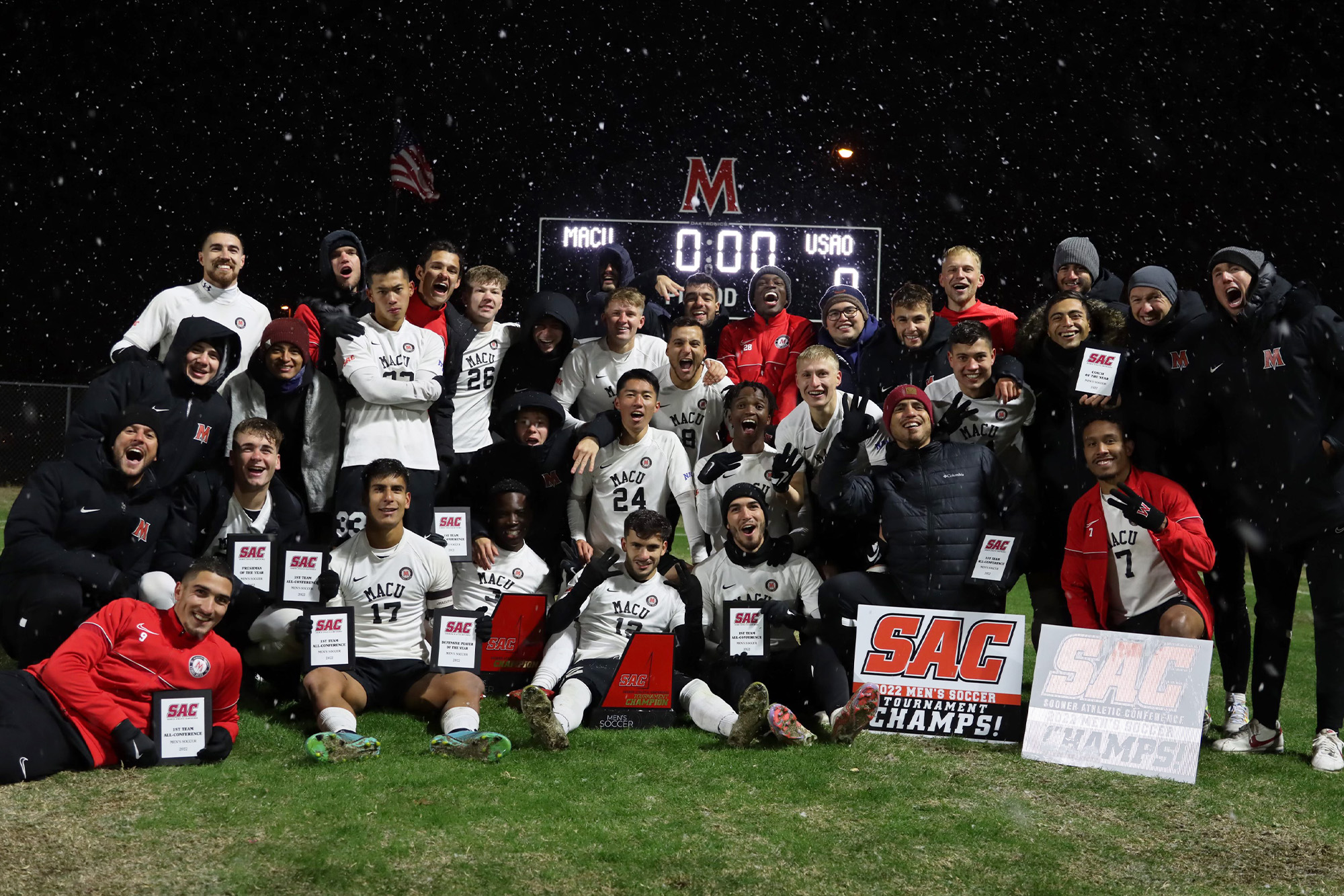 Men’s Soccer Three-Peats as SAC Tournament Champion with 3-0 Victory ...