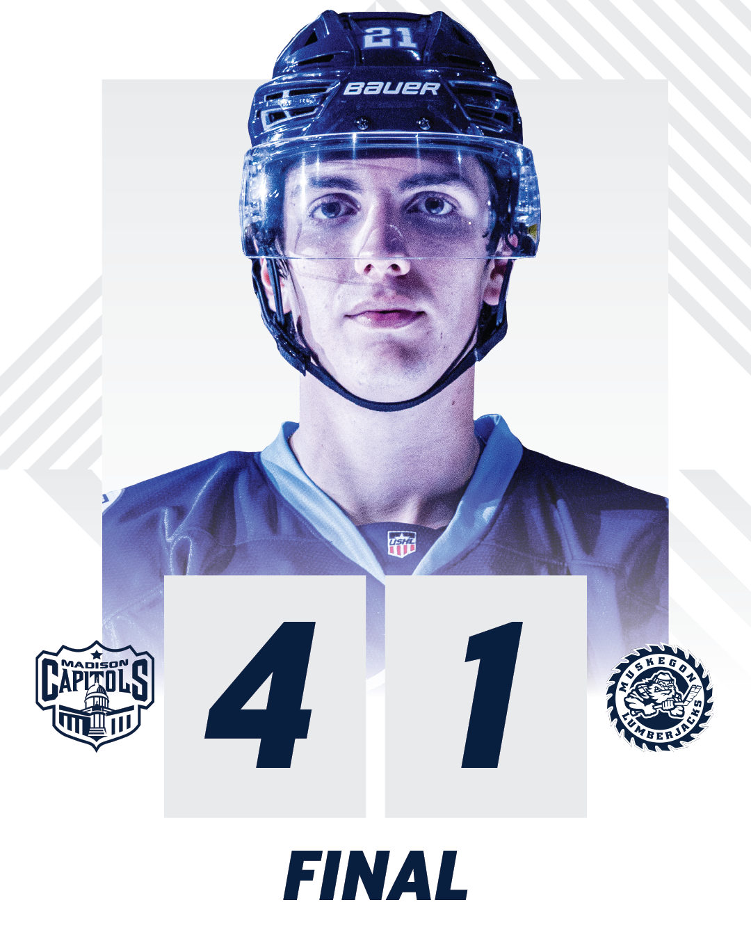 Capitols Take Game One of Series From Muskegon - Madison Capitols