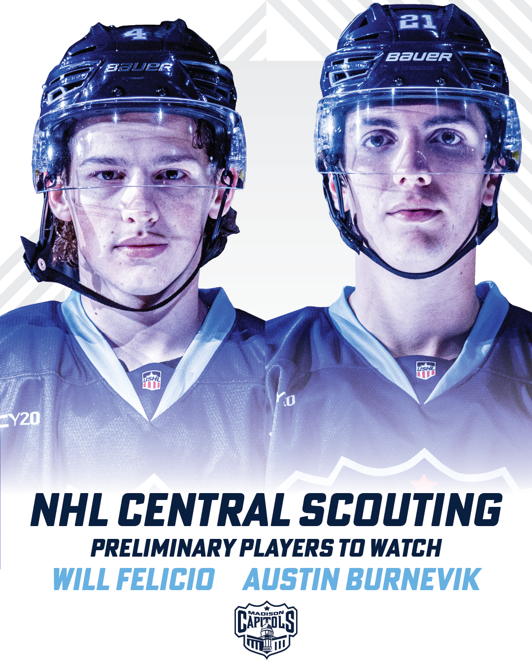 Two Capitols Listed on NHL Central Scouting Preliminary Players to ...