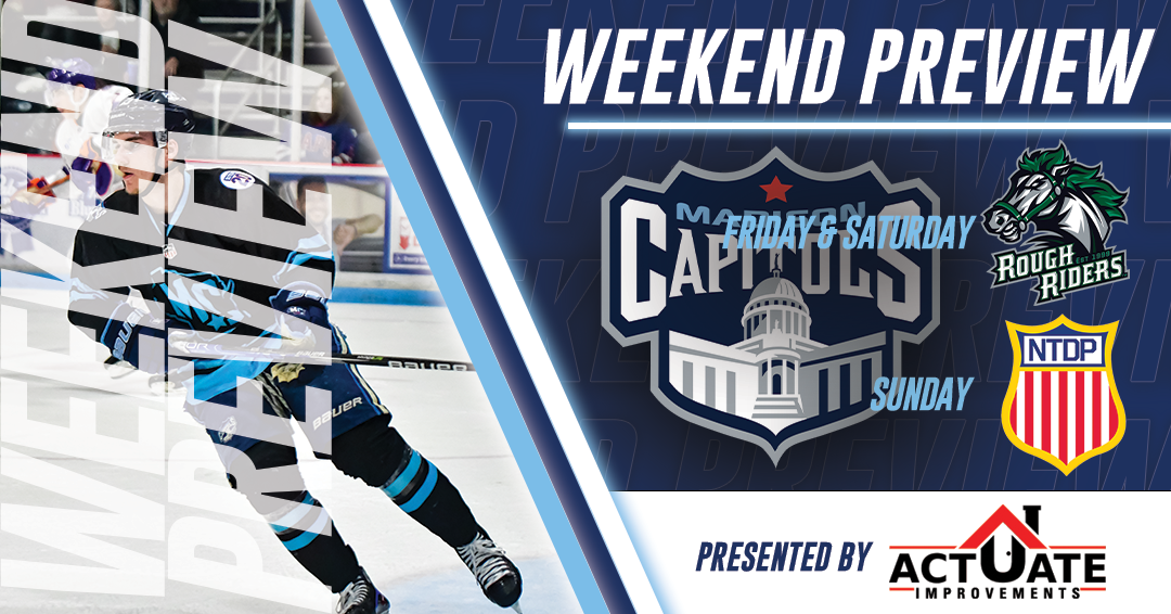 Weekend Preview: Weekend Homestand For Caps to Start April - Madison ...