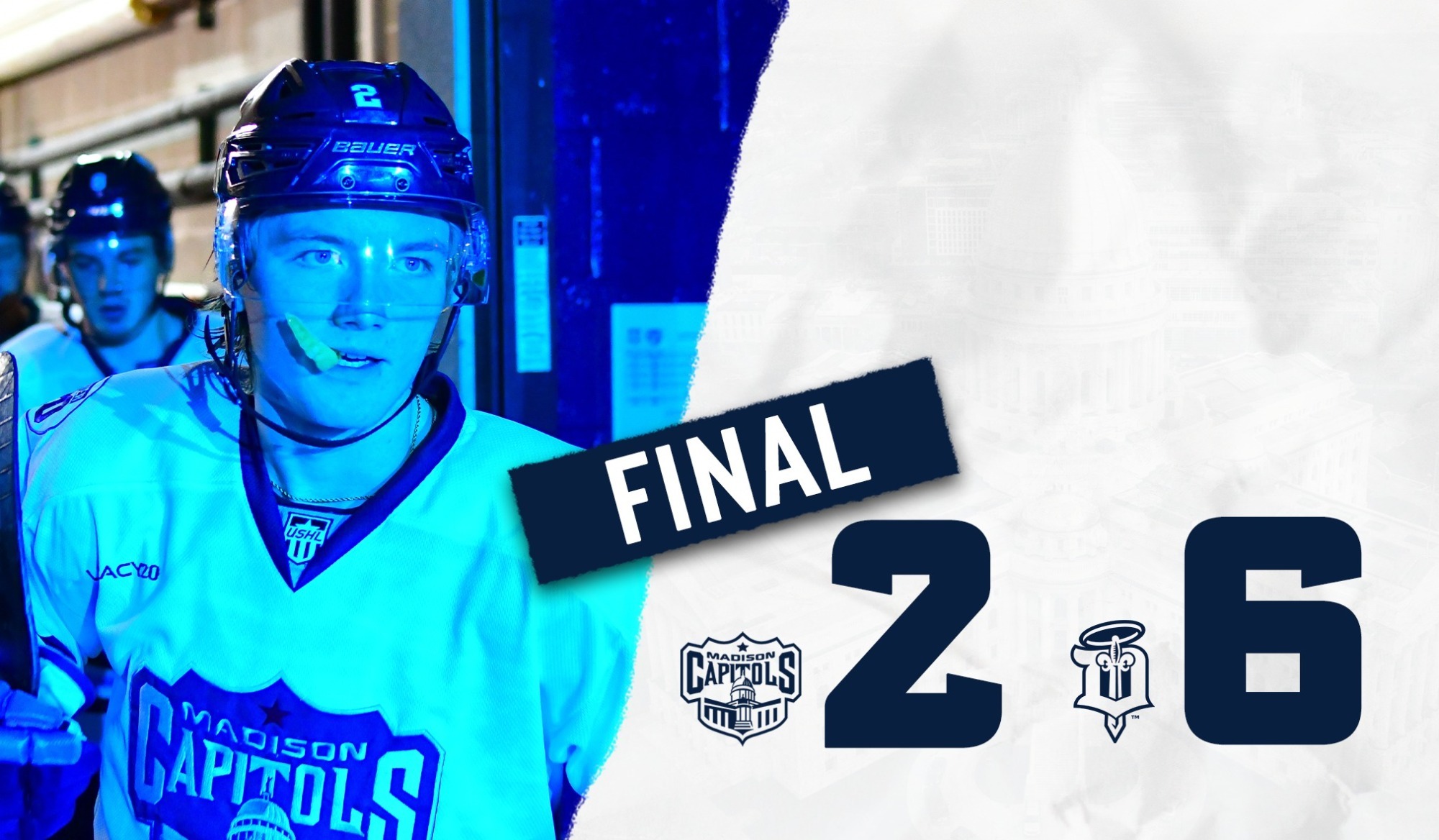 Henry and Rullers Score, Caps Fall 6-2 to Dubuque - Madison Capitols