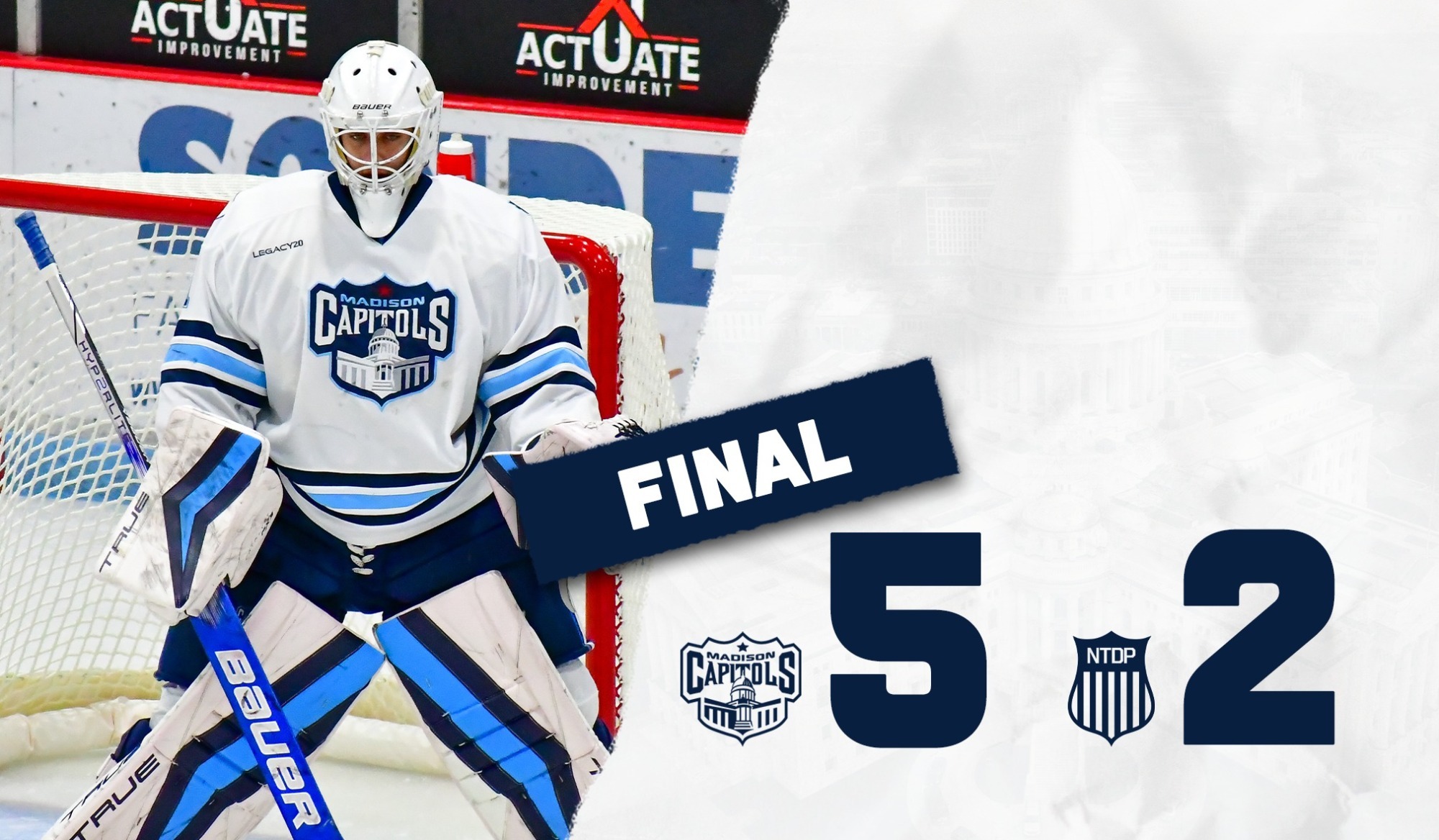 Five Different Caps Score, Madison Takes Down U17s 5-2 - Madison Capitols