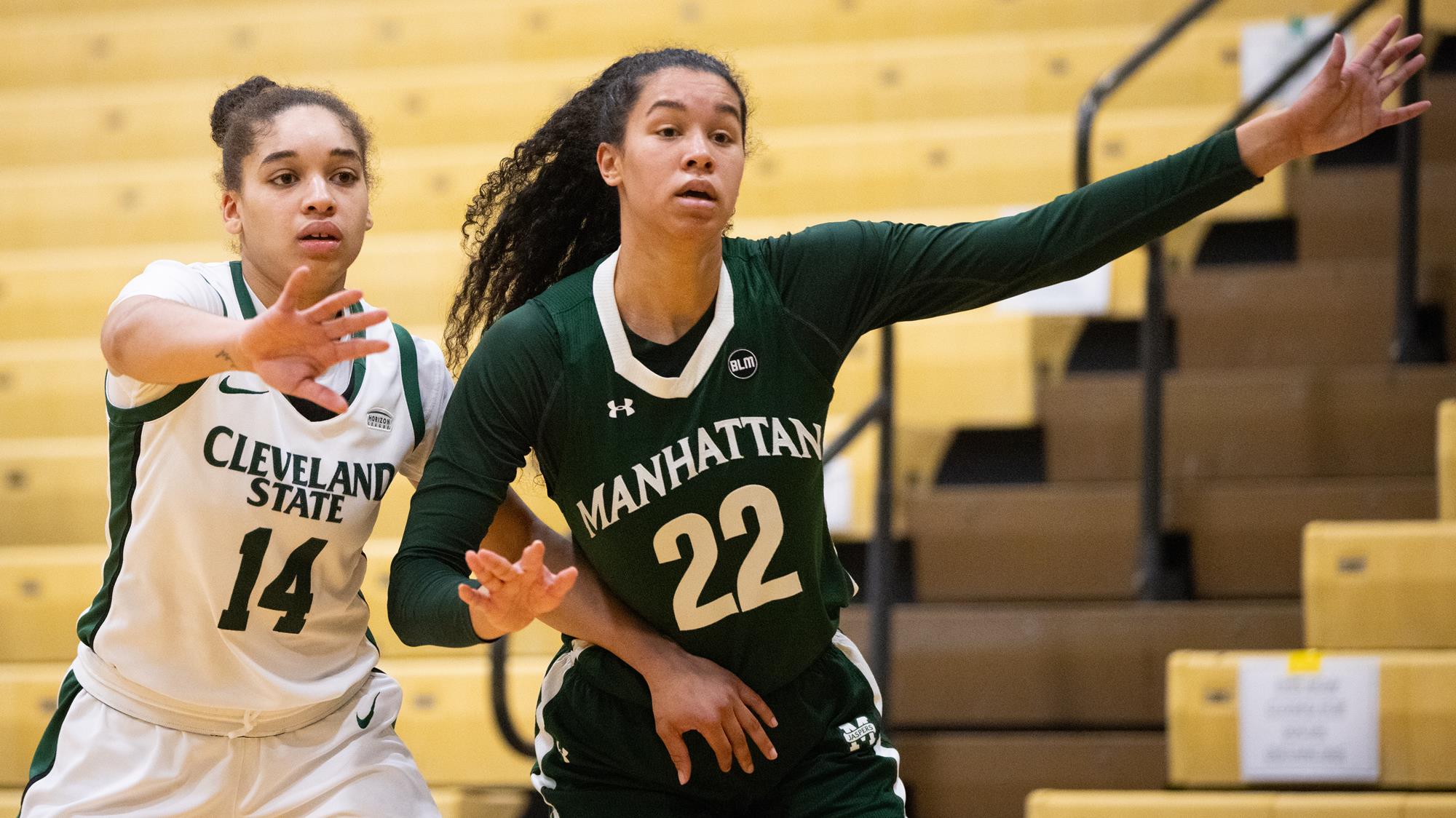 Warley's Huge Game Not Enough In WBI Opener - Manhattan College Athletics