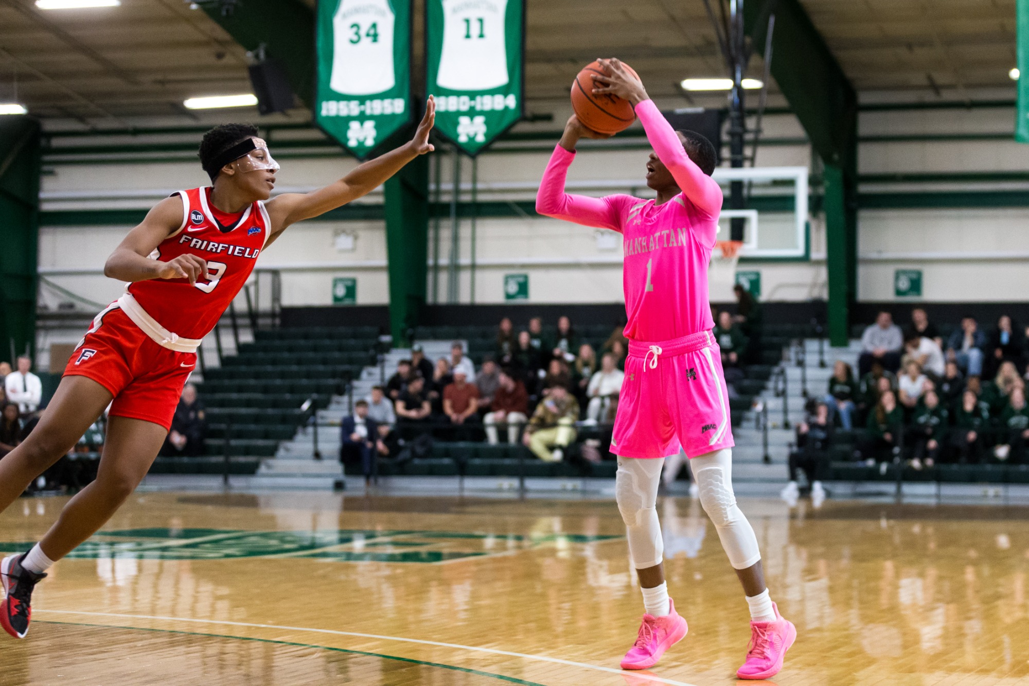 Sharp Shooting Jaspers Take Down Broncs on the Road - Manhattan College ...