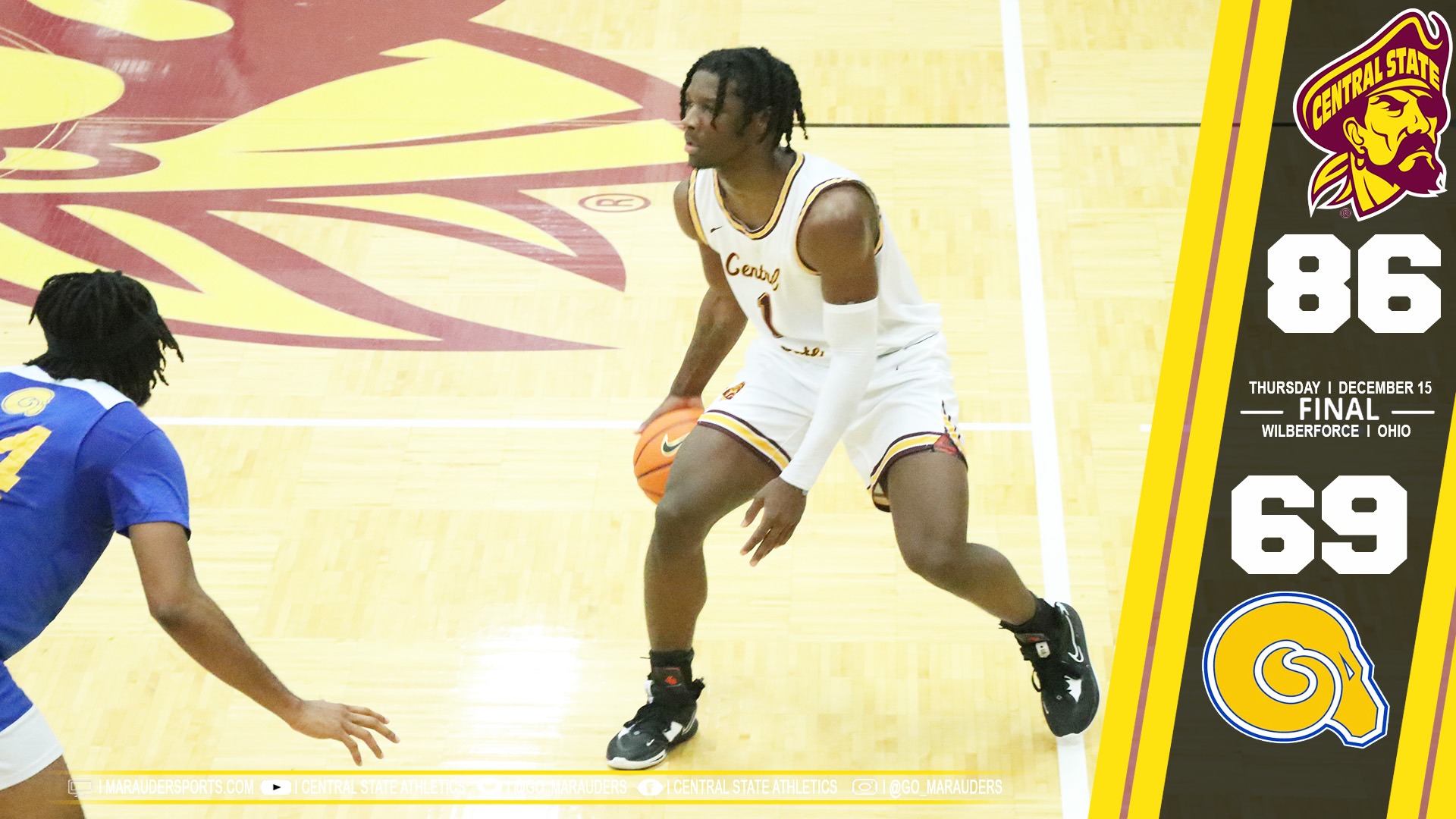 Marauders defeat Albany State, 86-69 - Central State University Athletics