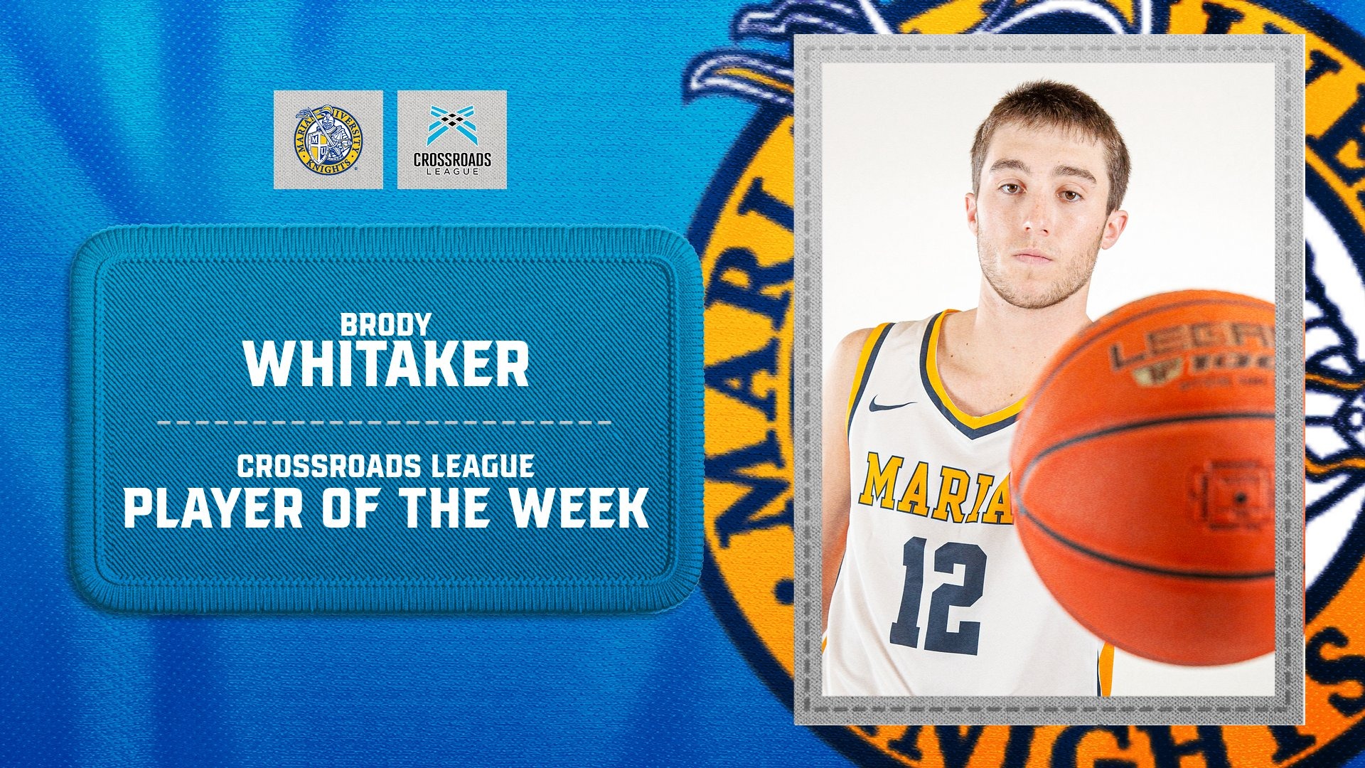 Brody Whitaker Claims First Career Crossroads League Player of the Week ...