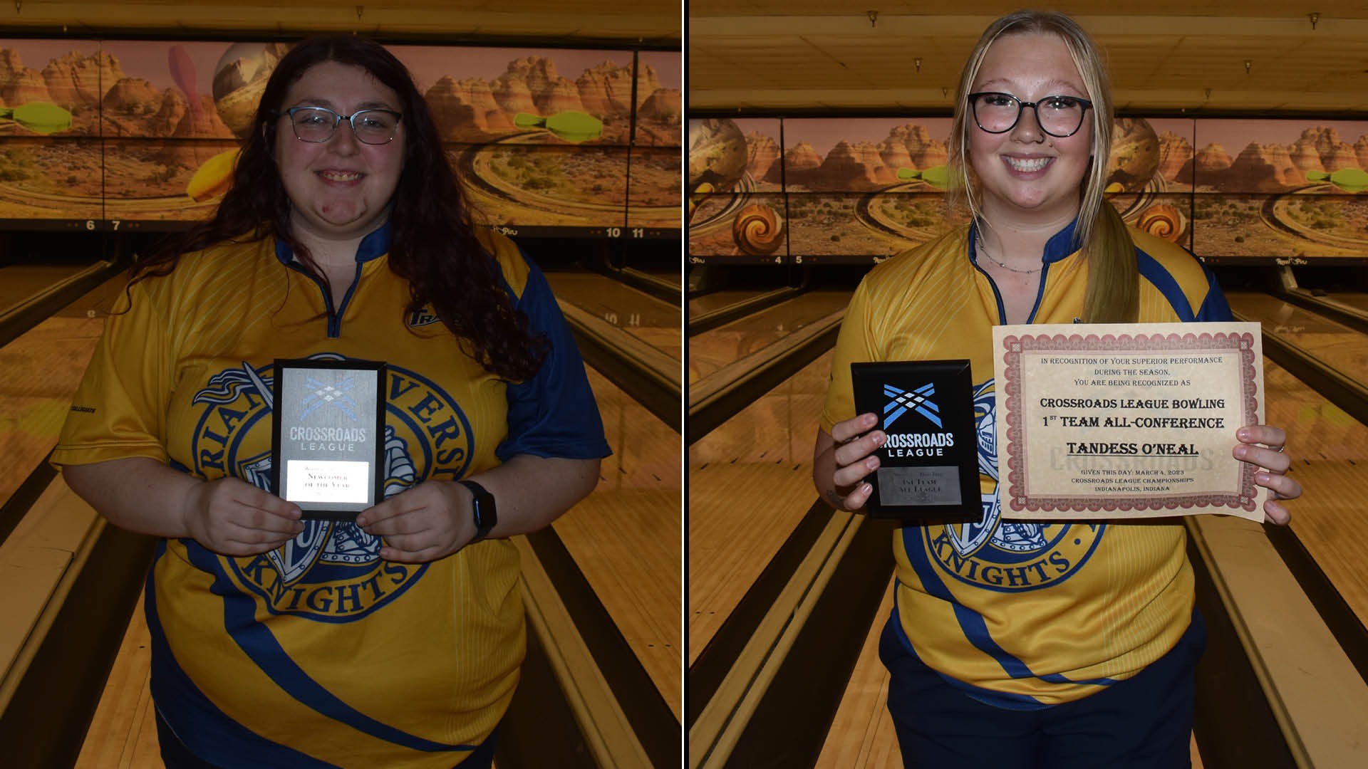 Women's Bowling Claims Five All-Crossroads League Honors - Marian ...