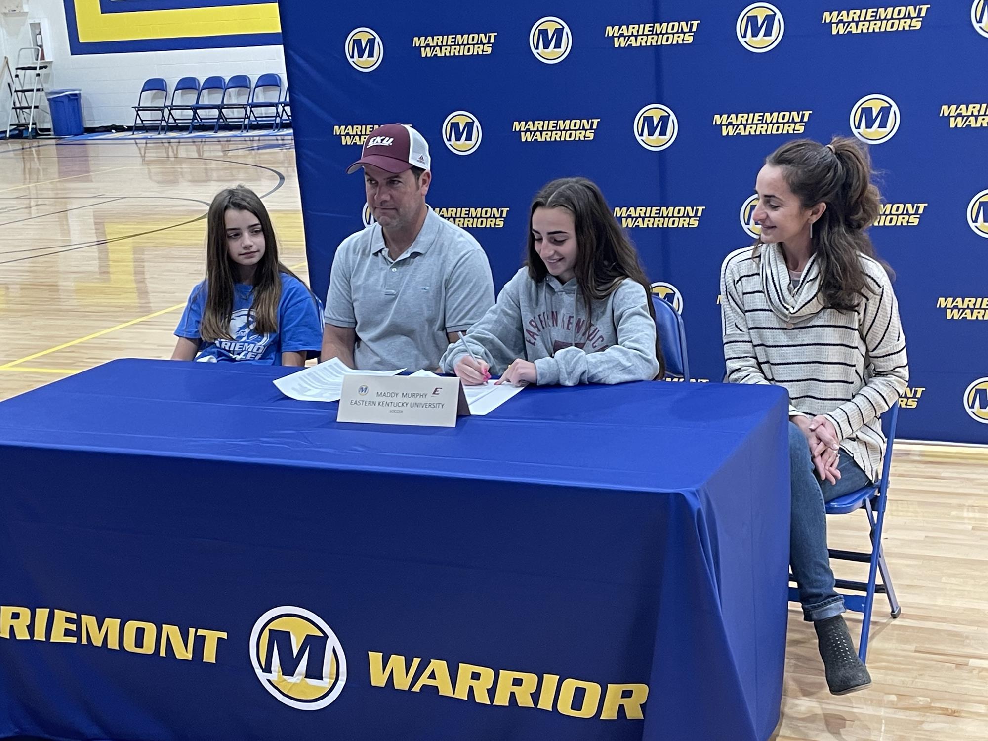Maddy Murphy Signs National Letter of Intent - Mariemont Warriors ...