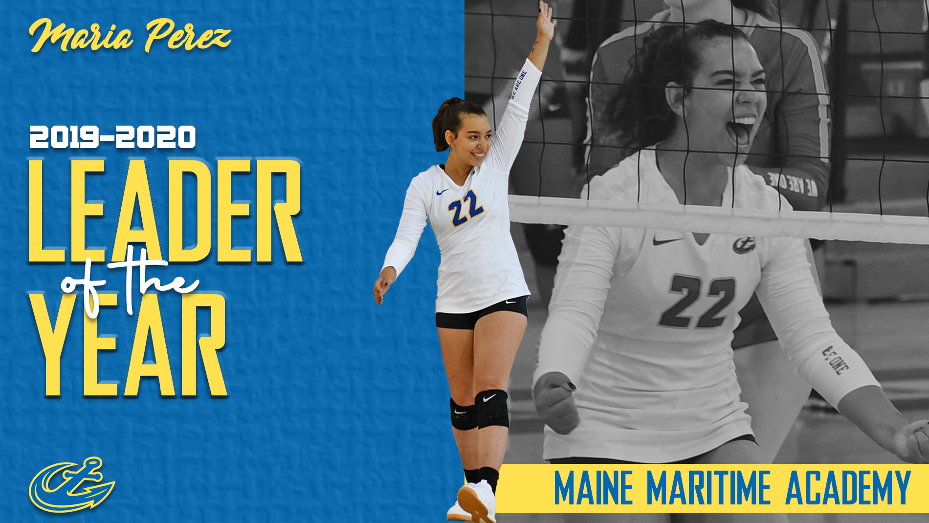 Volleyball's Maria Perez Named Female Leader of the Year - Maine ...