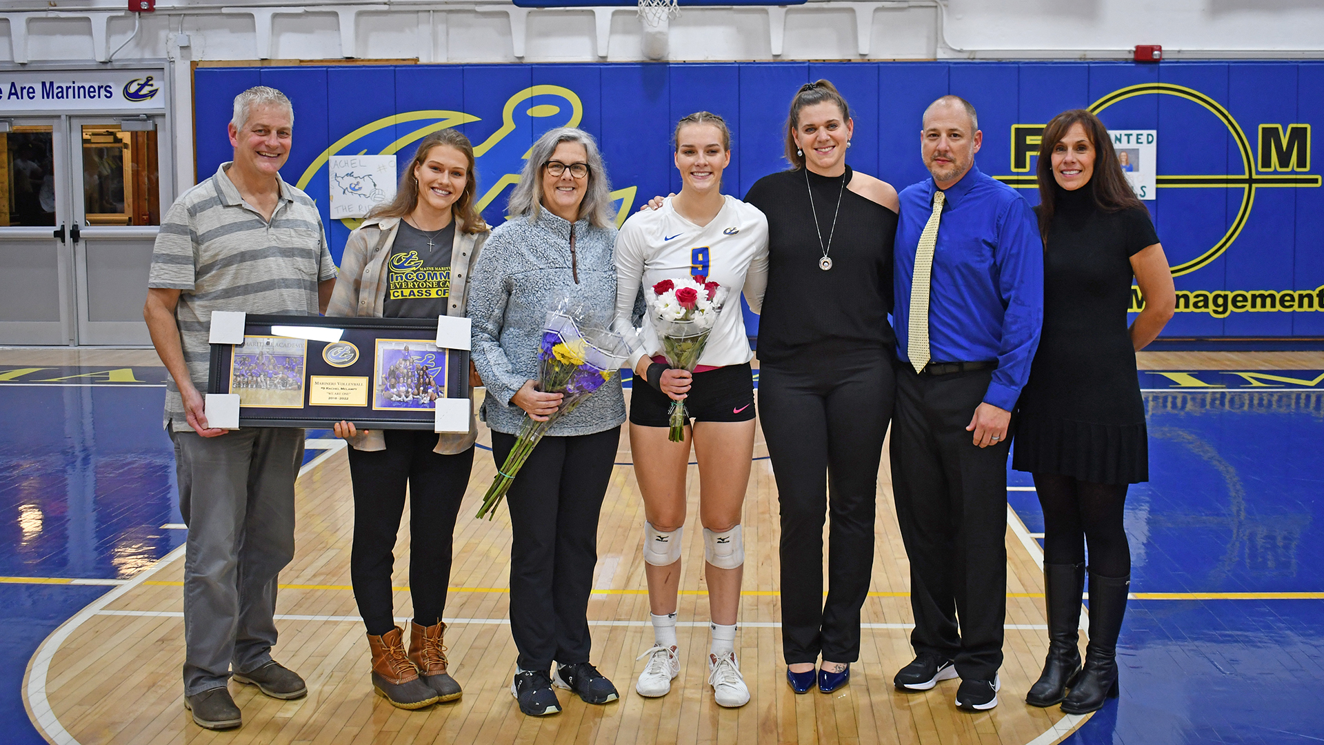 Melampy Records Double-Double on Senior Night - Maine Maritime Academy