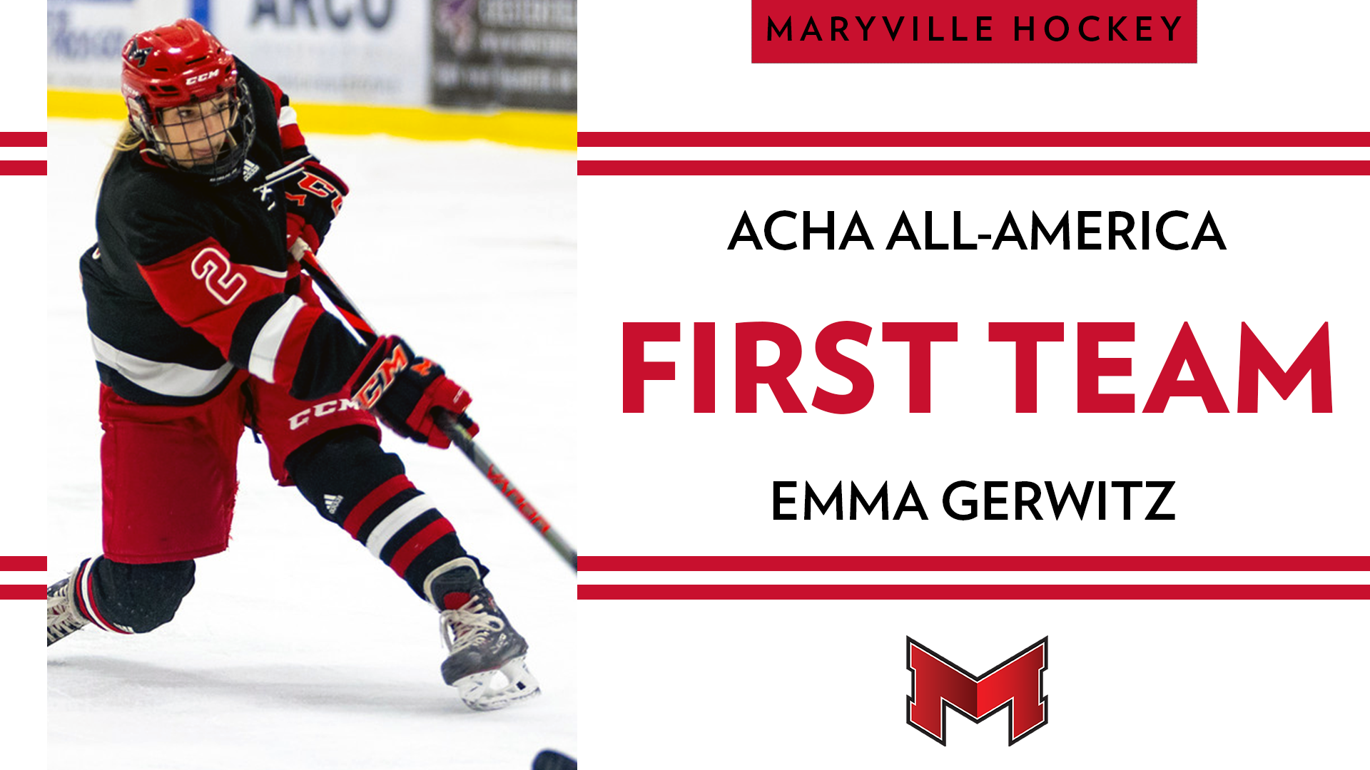 Emma Gerwitz Named ACHA First Team All-American - Maryville University ...
