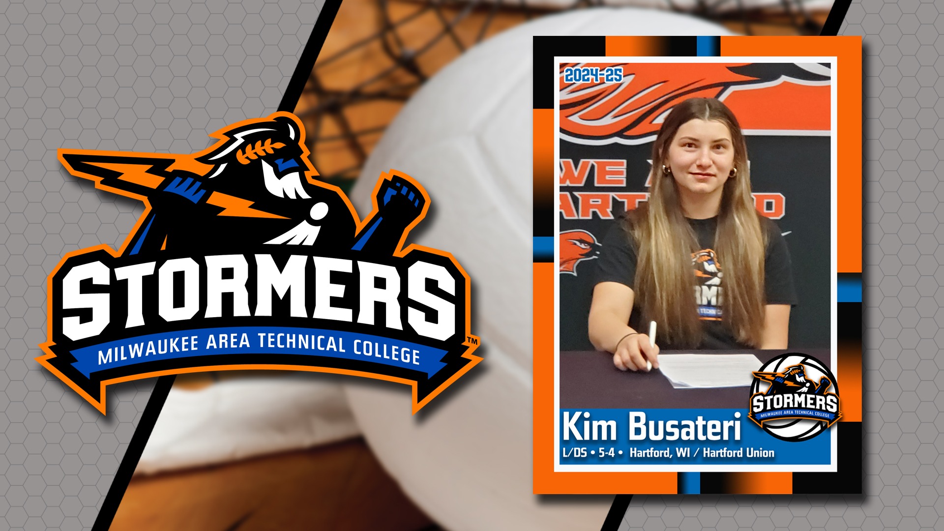 Women's Volleyball Signs Paige Siehr - Milwaukee Area Technical College ...