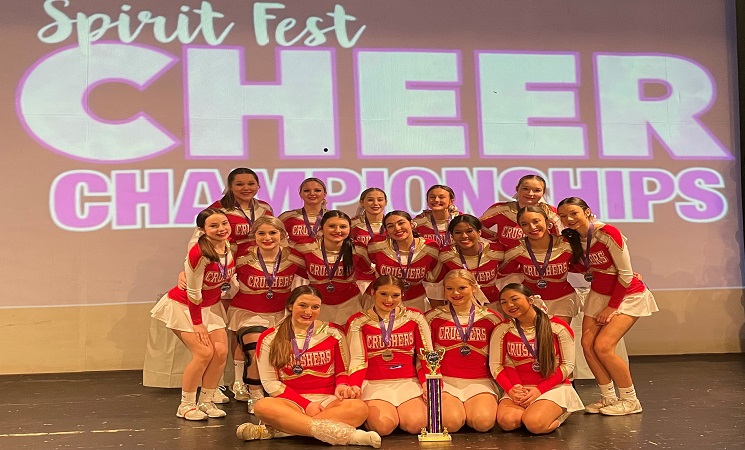 Varsity Cheerleaders 1st Place at Spiritfest (Small Varsity) - Bishop ...