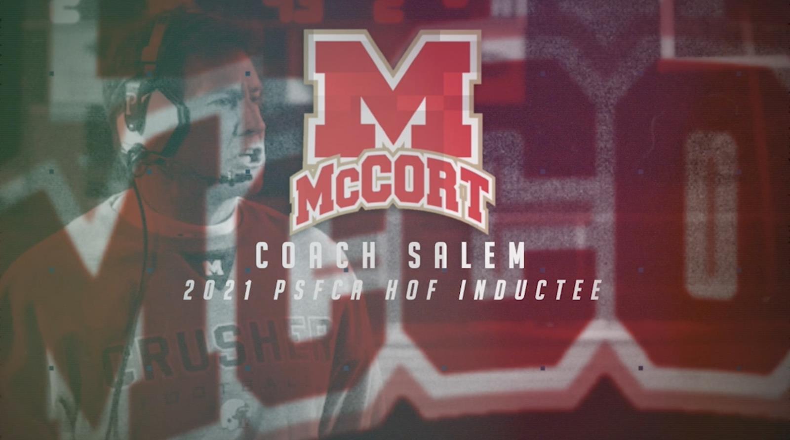 Coach Salem HOF Tribute - Bishop McCort Catholic High School Athletics