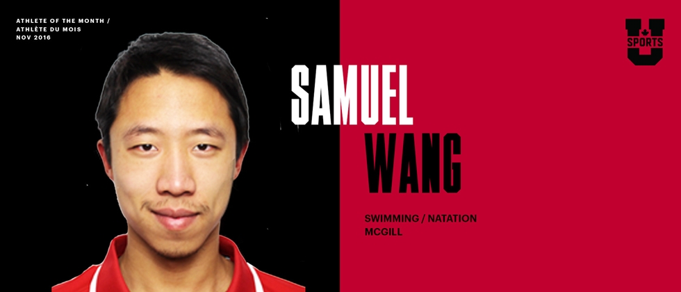 Samuel Wang - Men's Swimming - McGill University Athletics