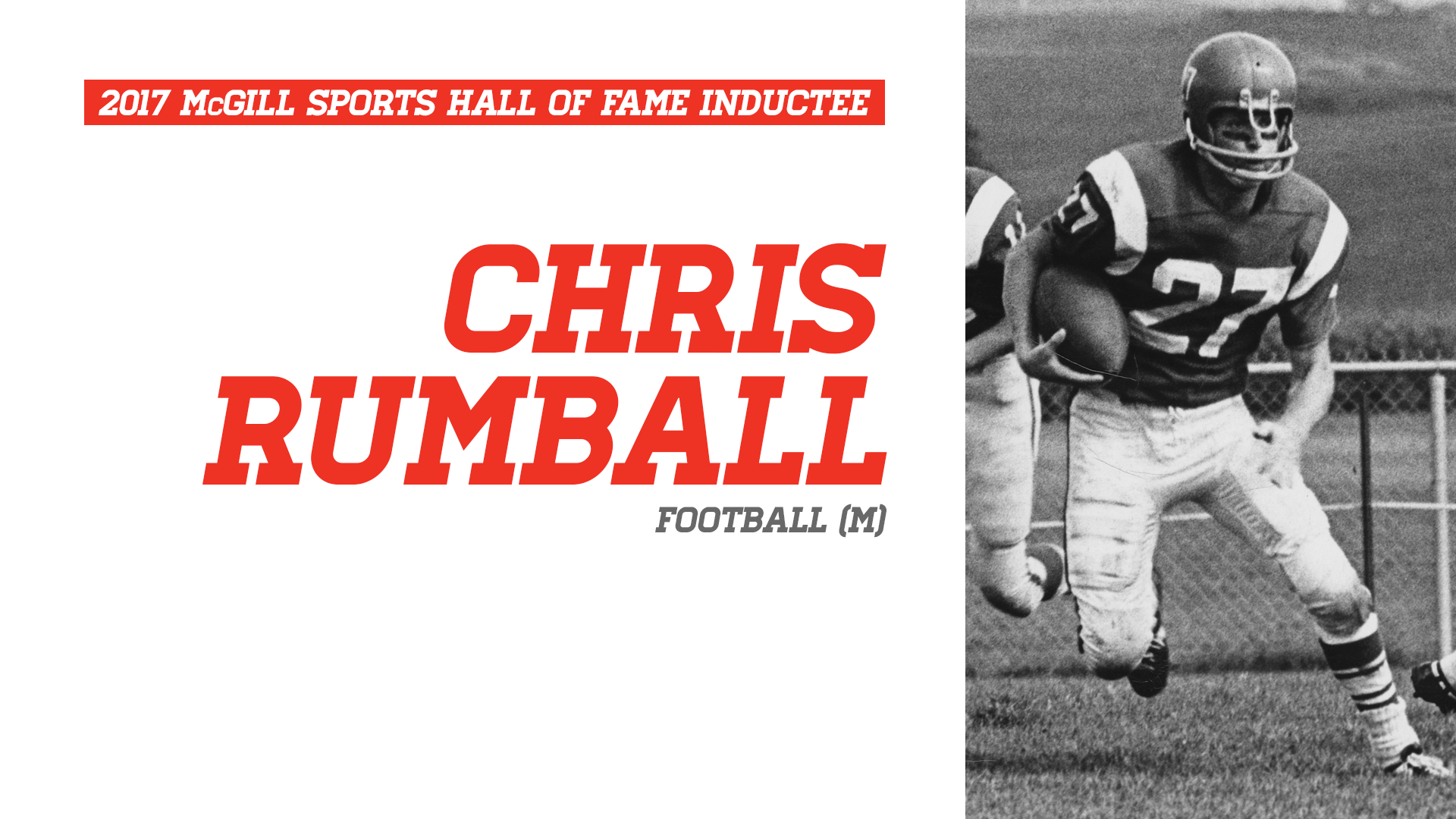 McGILL SPORTS HALL OF FAME PROFILE: Dr. Chris Rumball - McGill ...