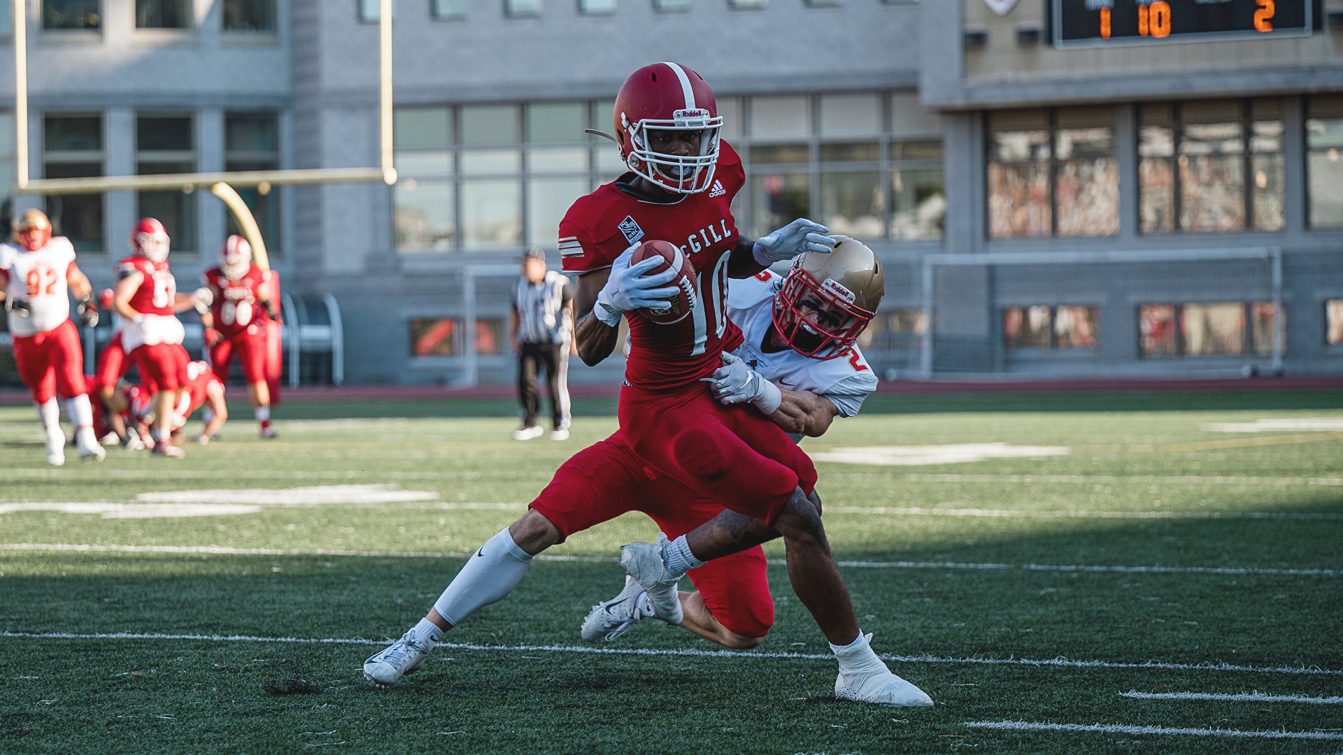 Simmons hauls in 226 reception yards but football Redbirds fall to No ...