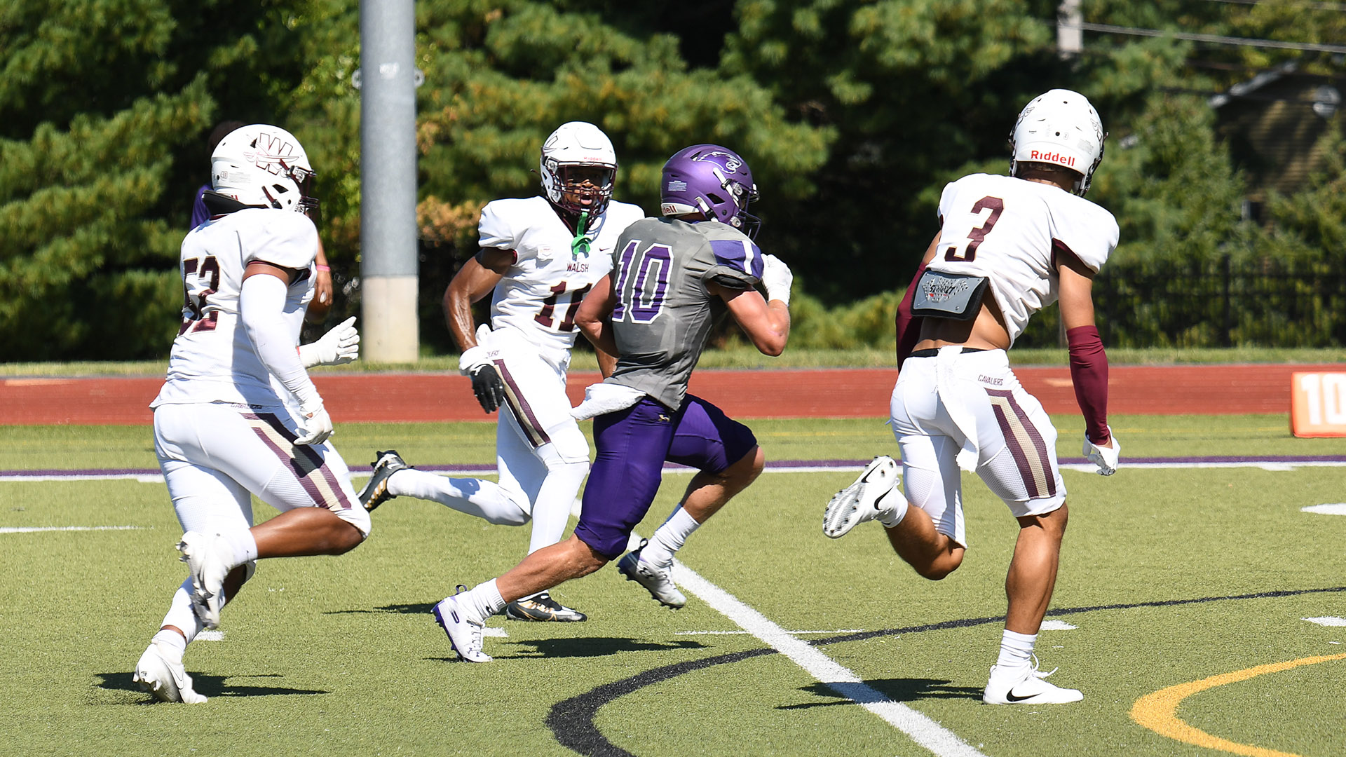 Bachman Catches School Record 18 Passes in Football's Home GLVC Setback ...