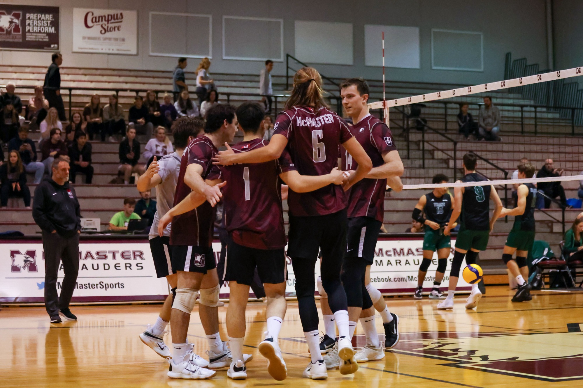 Marauders Defeat Mustangs In A Close Four-Set Game - McMaster ...